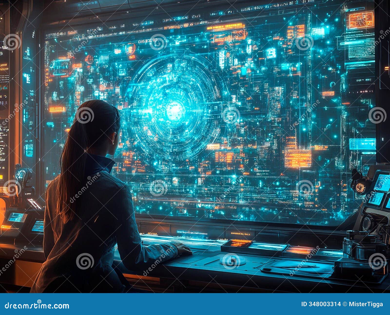 A Focused Male Individual, Dressed in a Work Uniform or Astronaut Suit ...