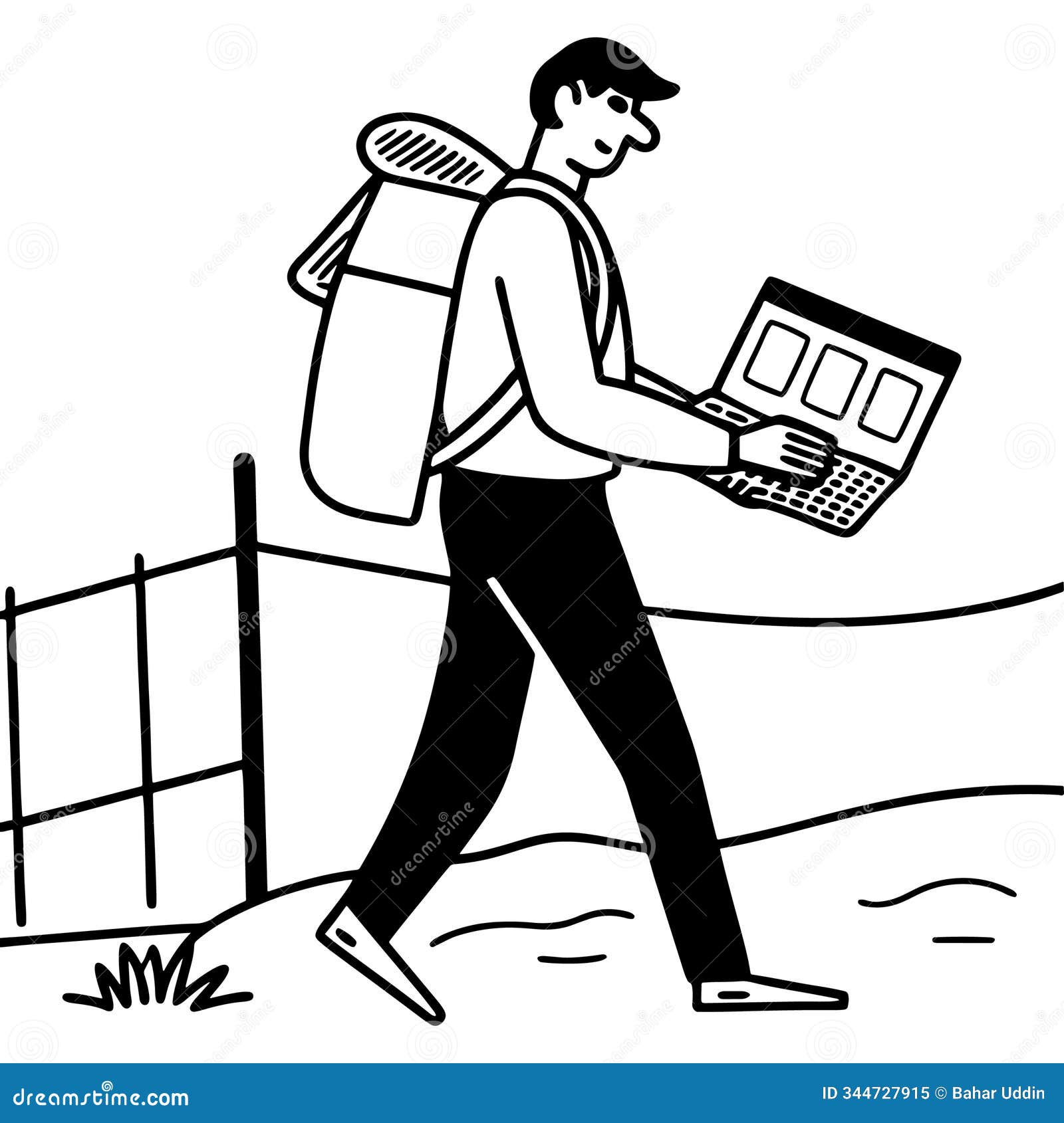 Professional Timeline Infographic Template With Four Steps Cartoon ...