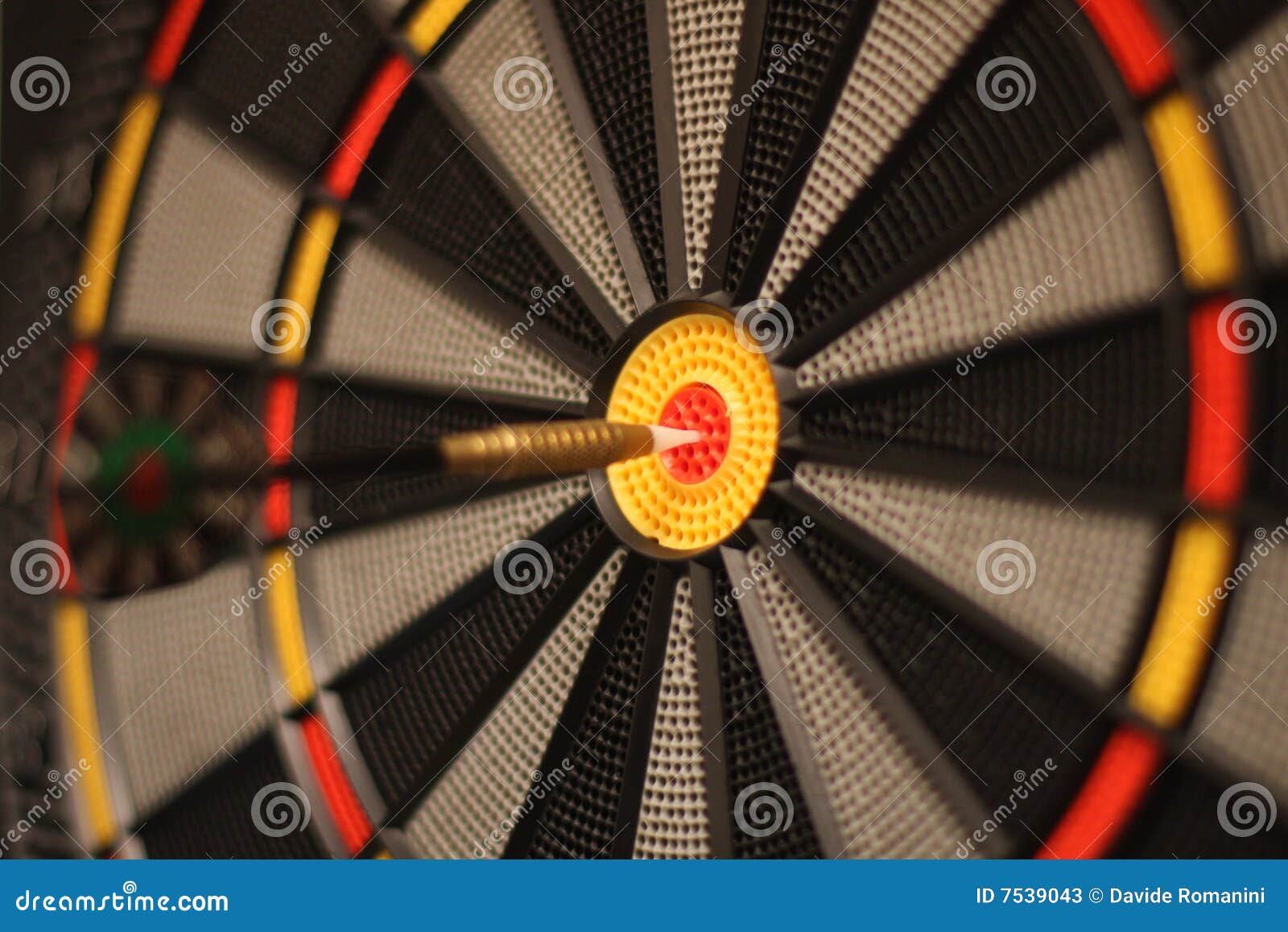 Focused target stock image. Image of achievement, dartboard - 7539043