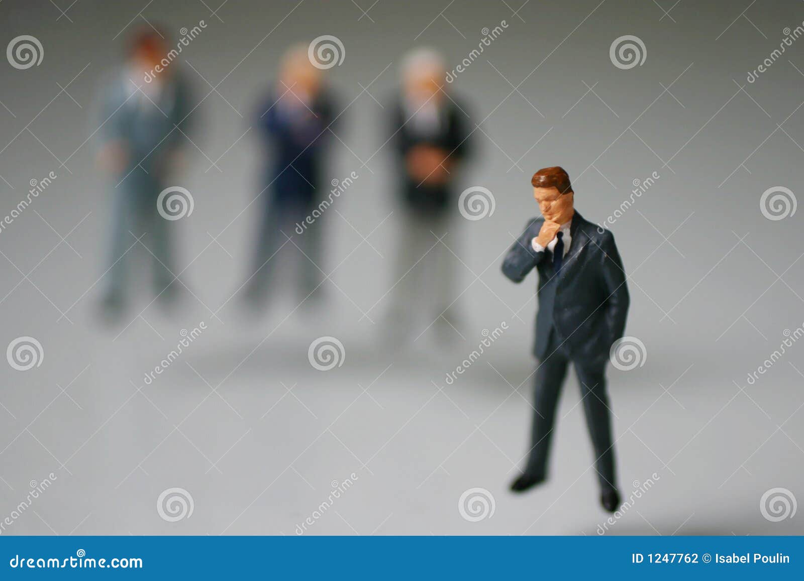 Focused on thinking stock photo. Image of collective, bonding - 1247762