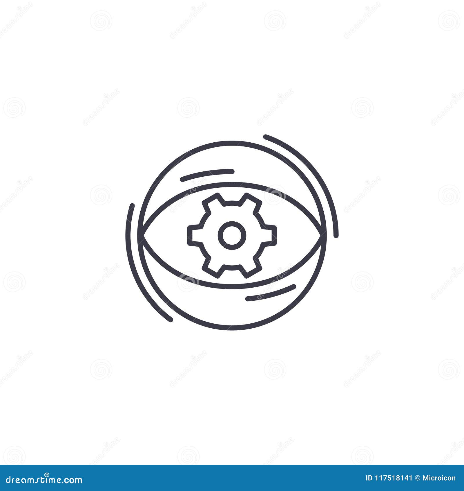 Focusing on the Project Linear Icon Concept. Focusing on the Project ...