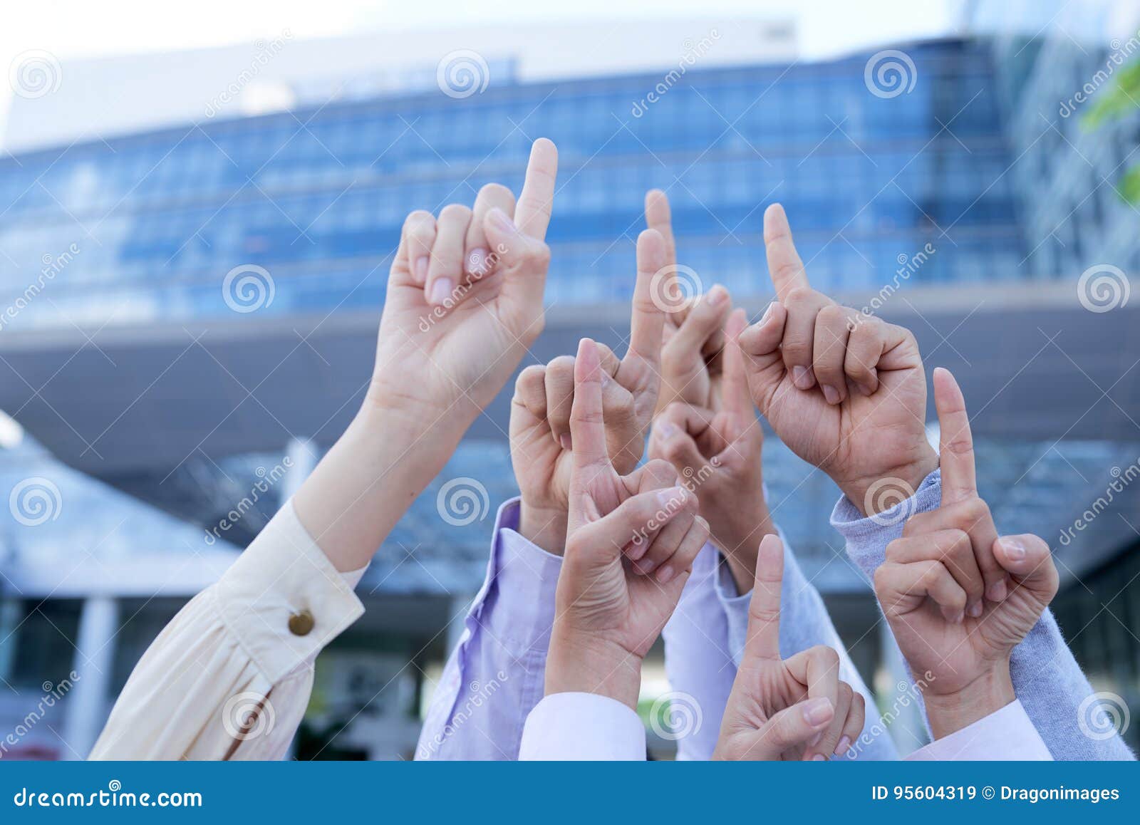 Focusing on target stock image. Image of pointing, corporate - 95604319