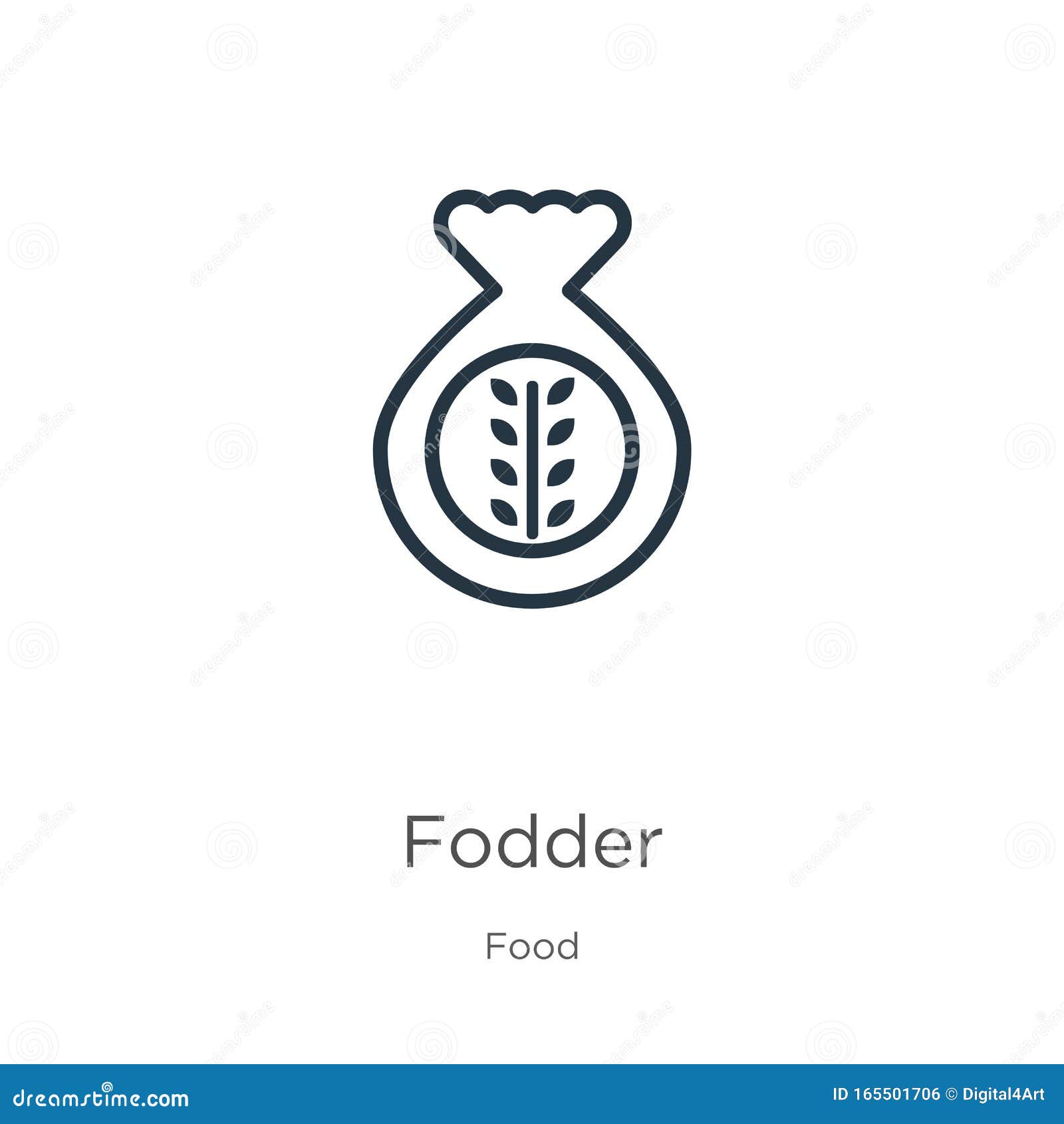 Fodder Vector Icon On White Background. Flat Vector Fodder Icon Symbol ...