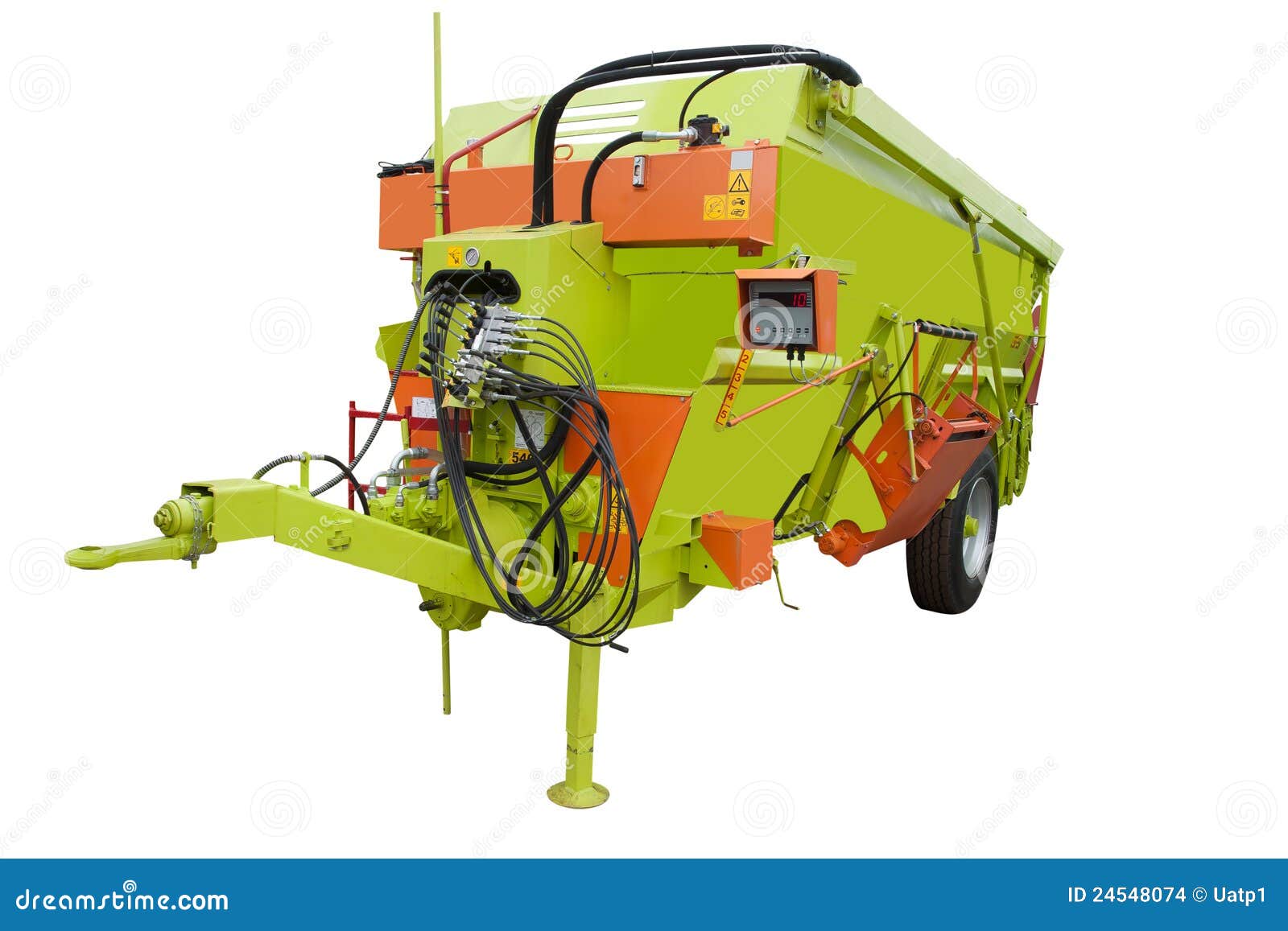 Fodder machine stock photo. Image of green, machinery - 24548074