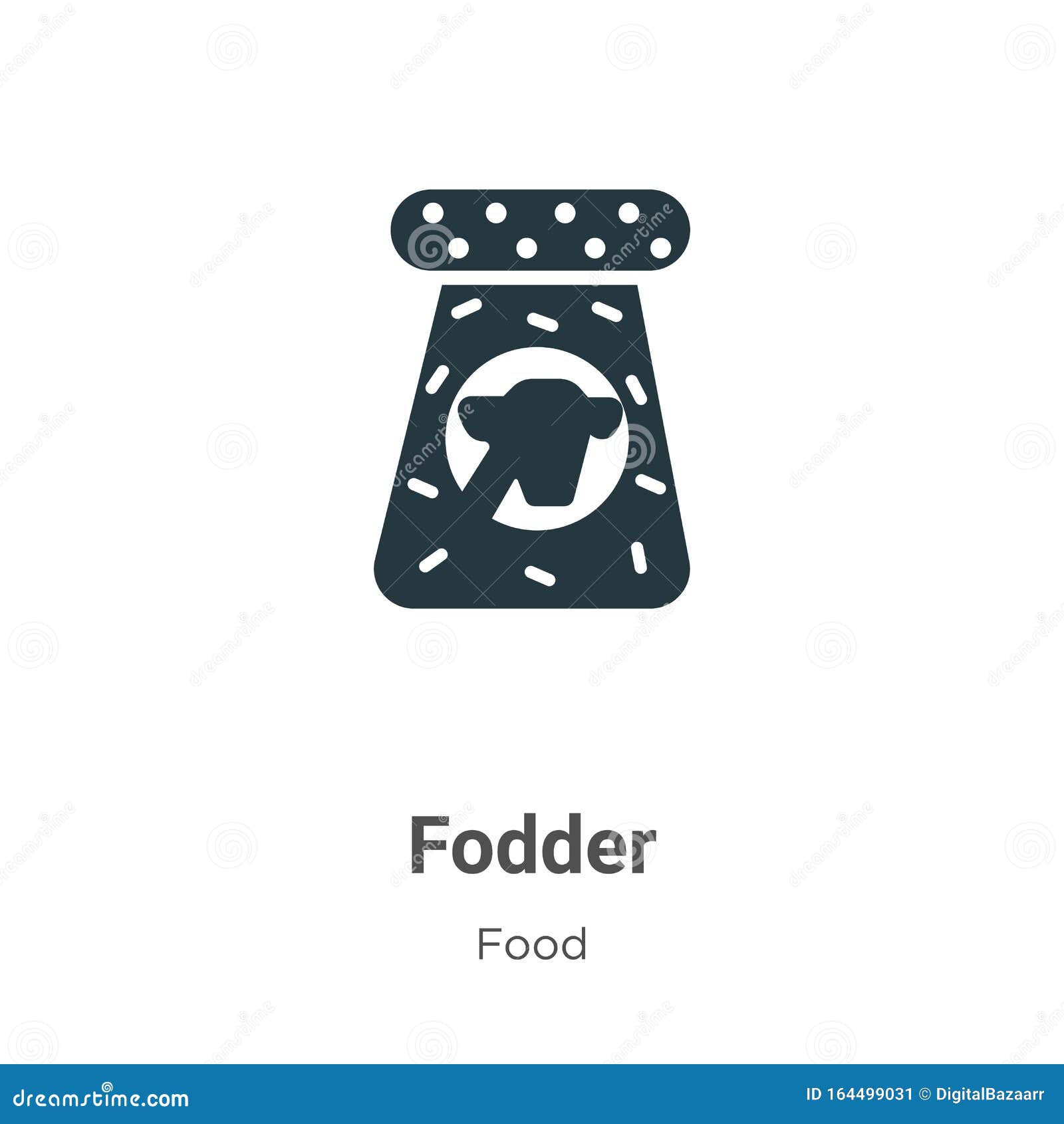 Fodder Vector Icon on White Background. Flat Vector Fodder Icon Symbol ...