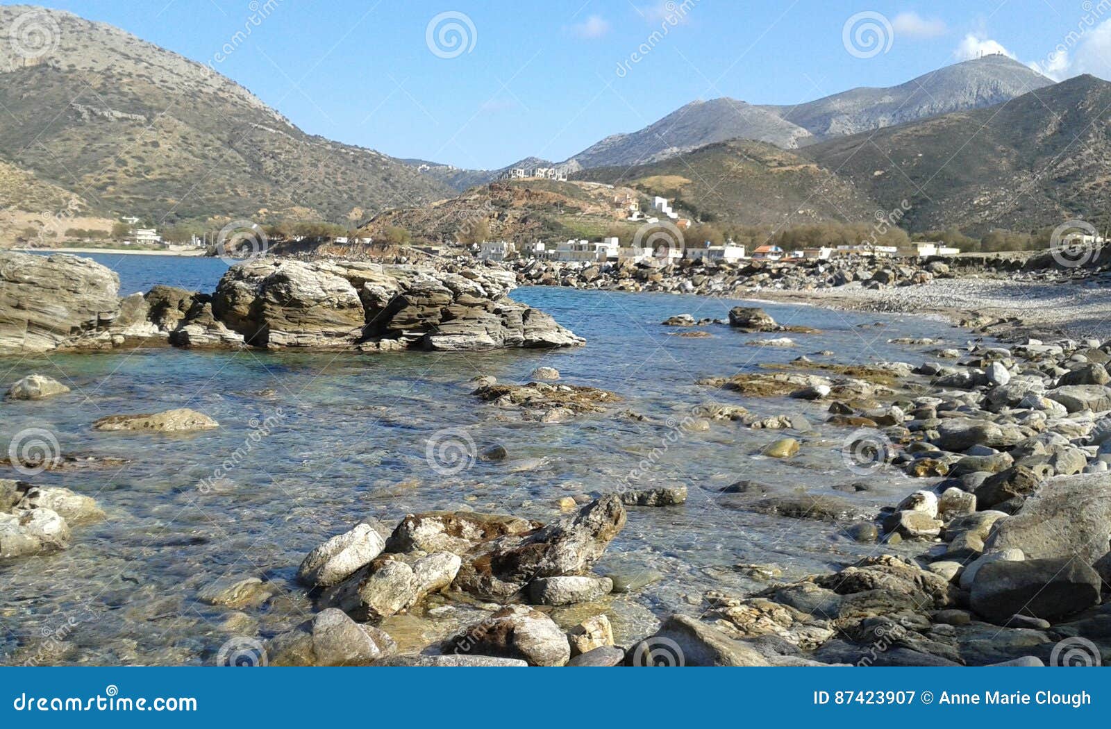 Fodele Beach - February 2017 Stock Image - Image of shore, crete: 87423907