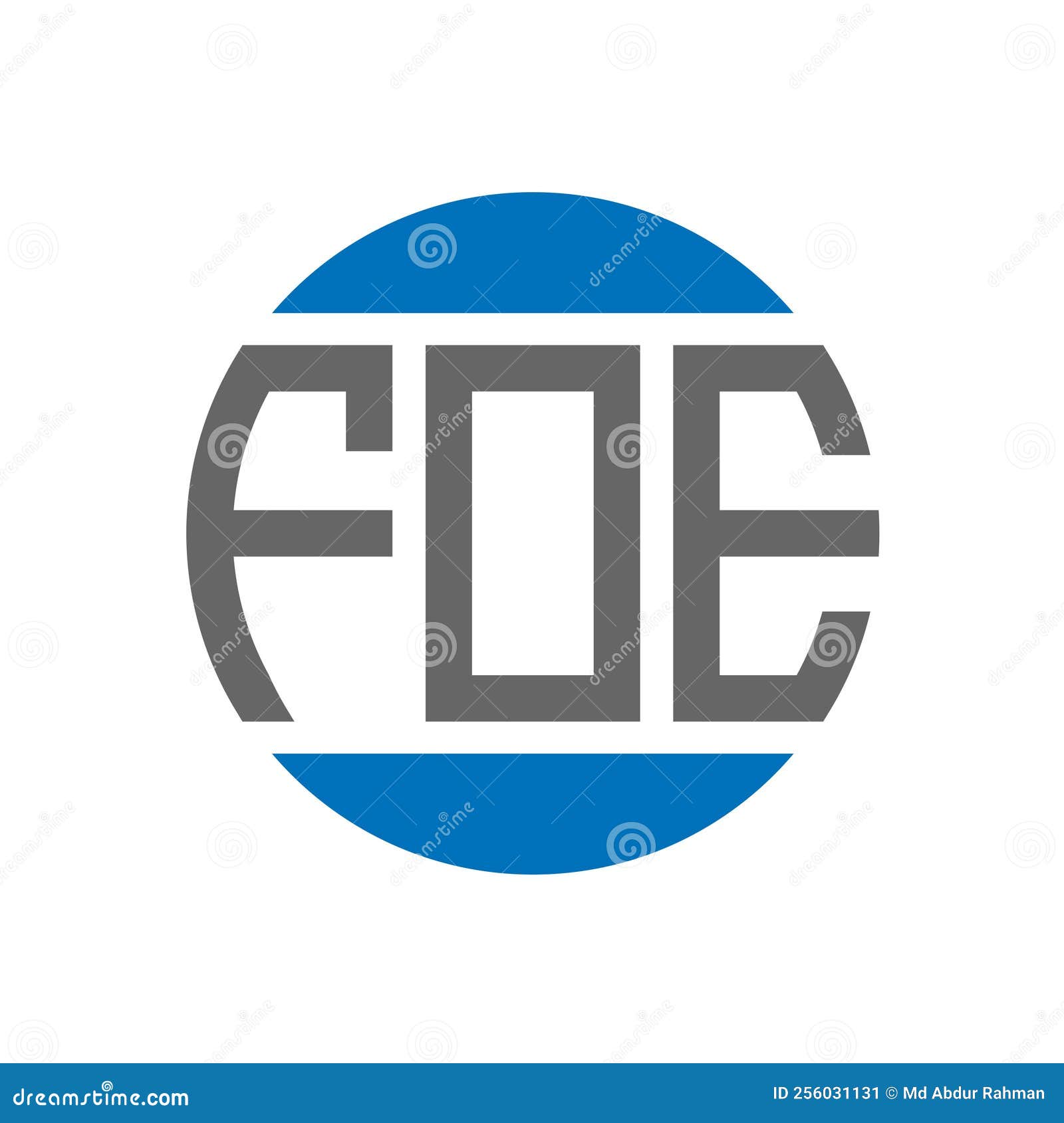 FOE Letter Logo Design on White Background. FOE Creative Initials ...