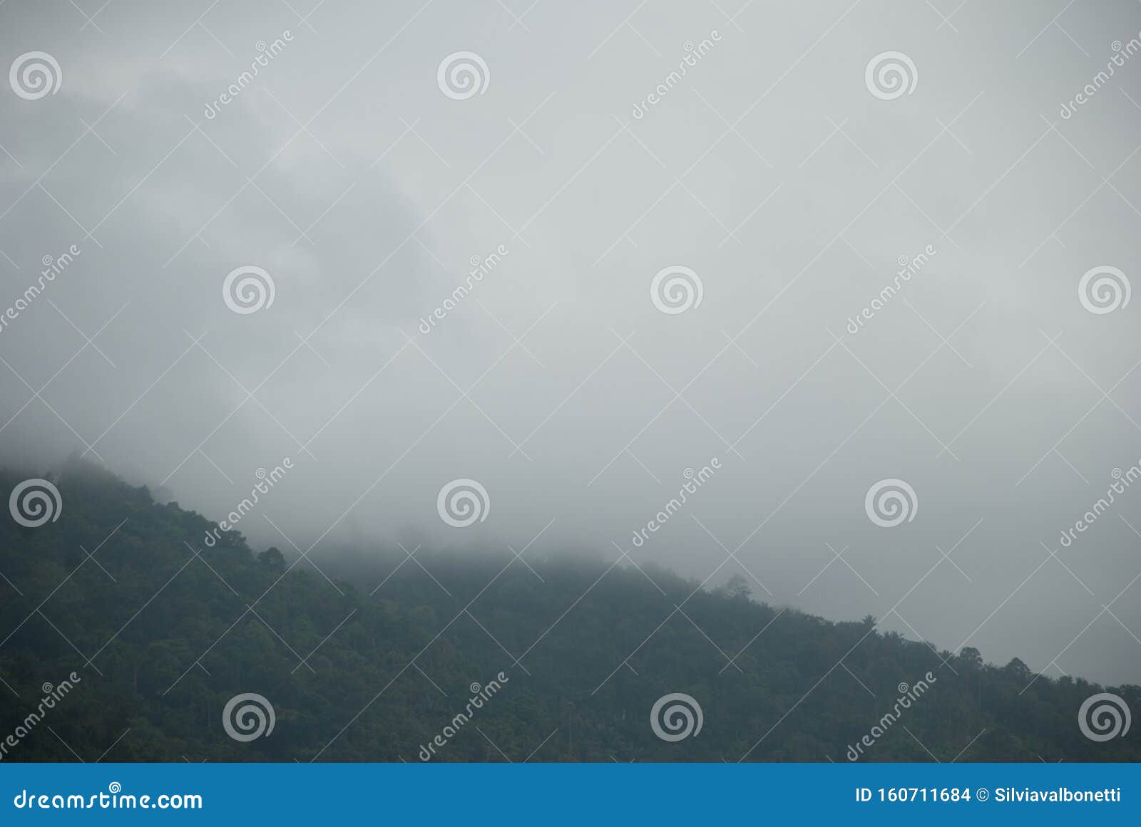 Hills in the fog stock photo. Image of cloud, outdoors - 160711684