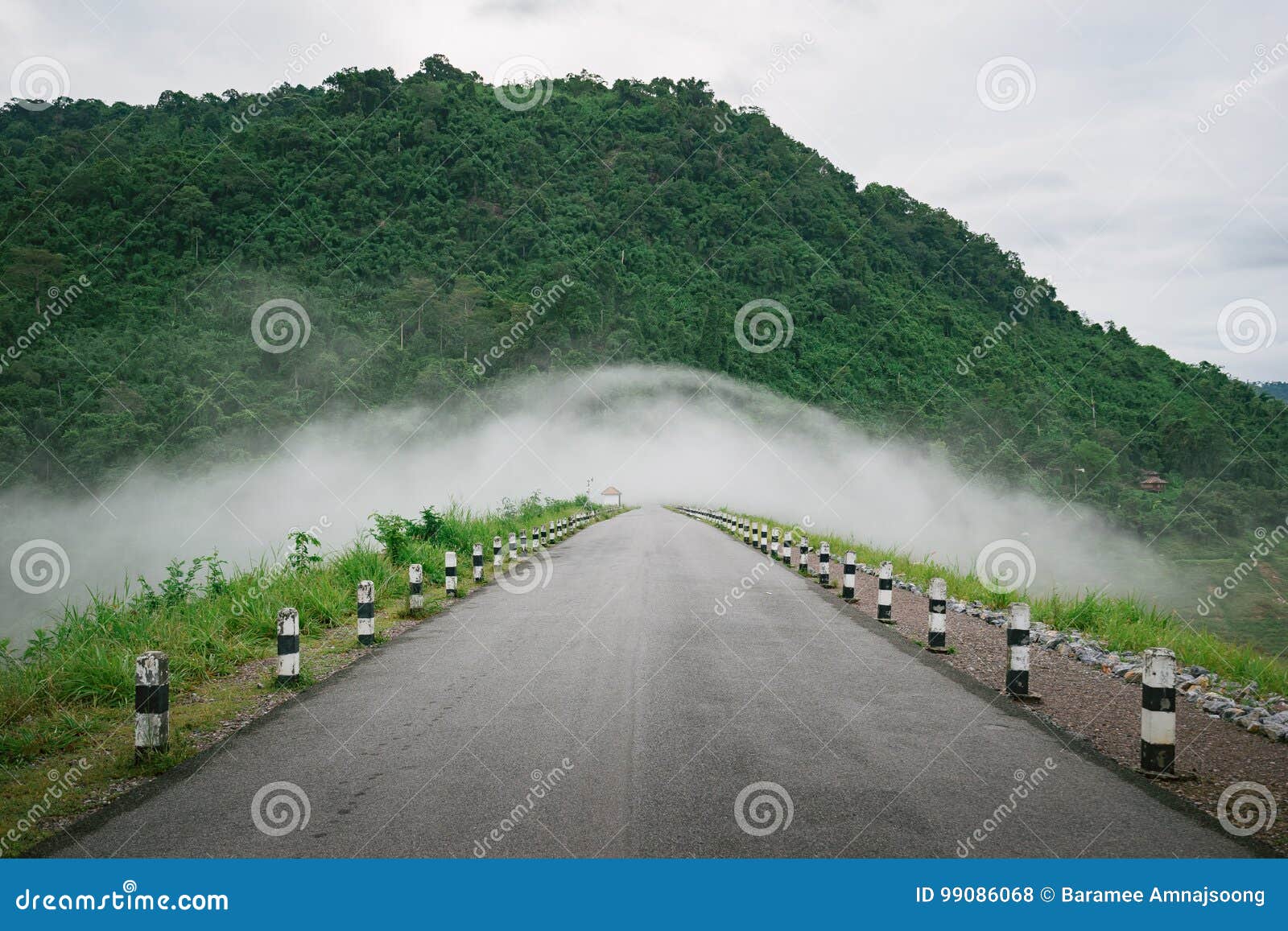 Fog Flow at Mountain Landscape Stock Photo - Image of park, mountain ...