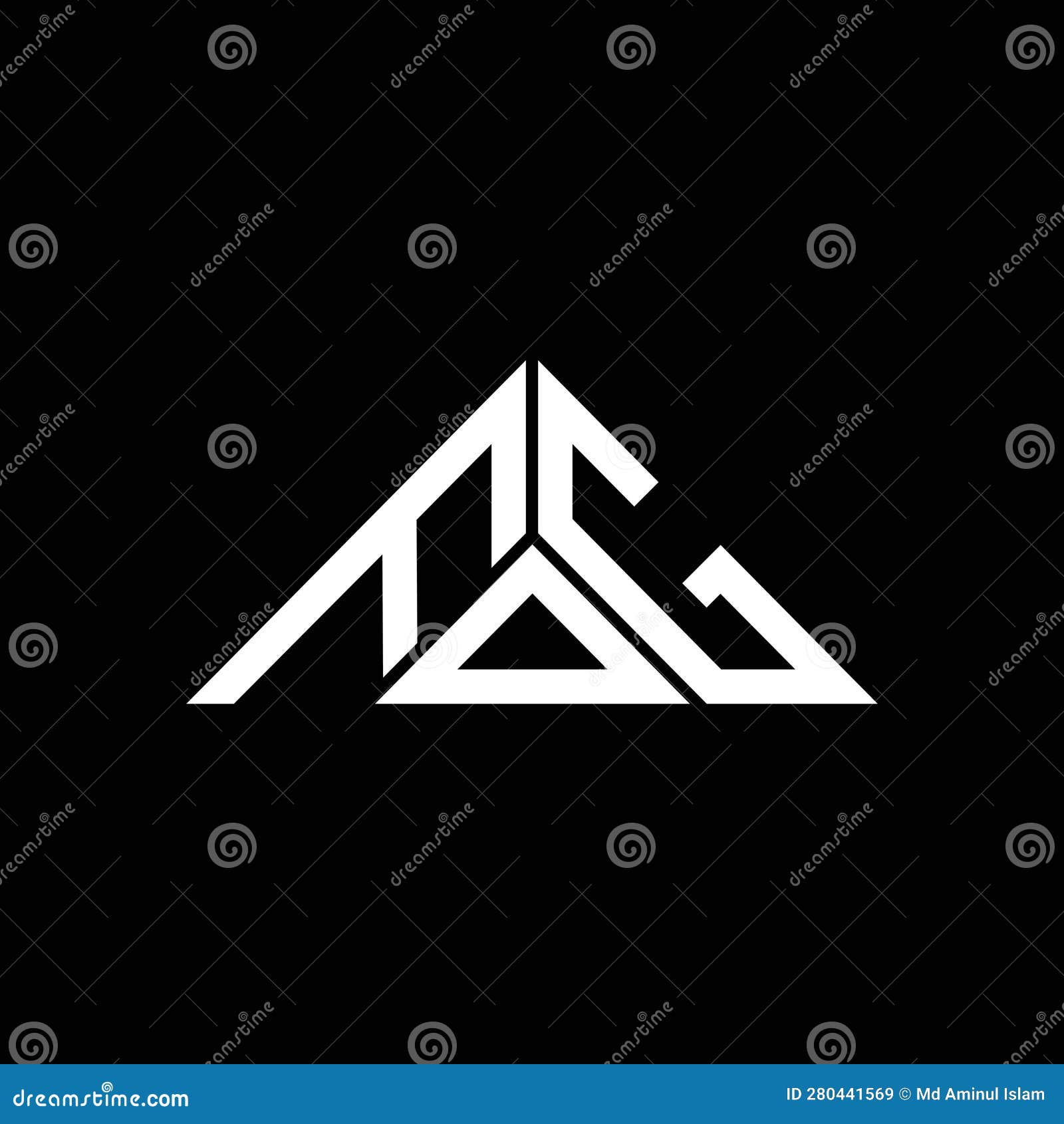 FOG Letter Logo Creative Design with Vector Graphic, FOG Simple and ...