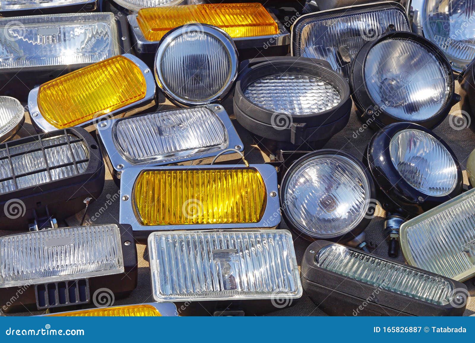 Fog lights stock image. Image of light, rectangular - 165826887