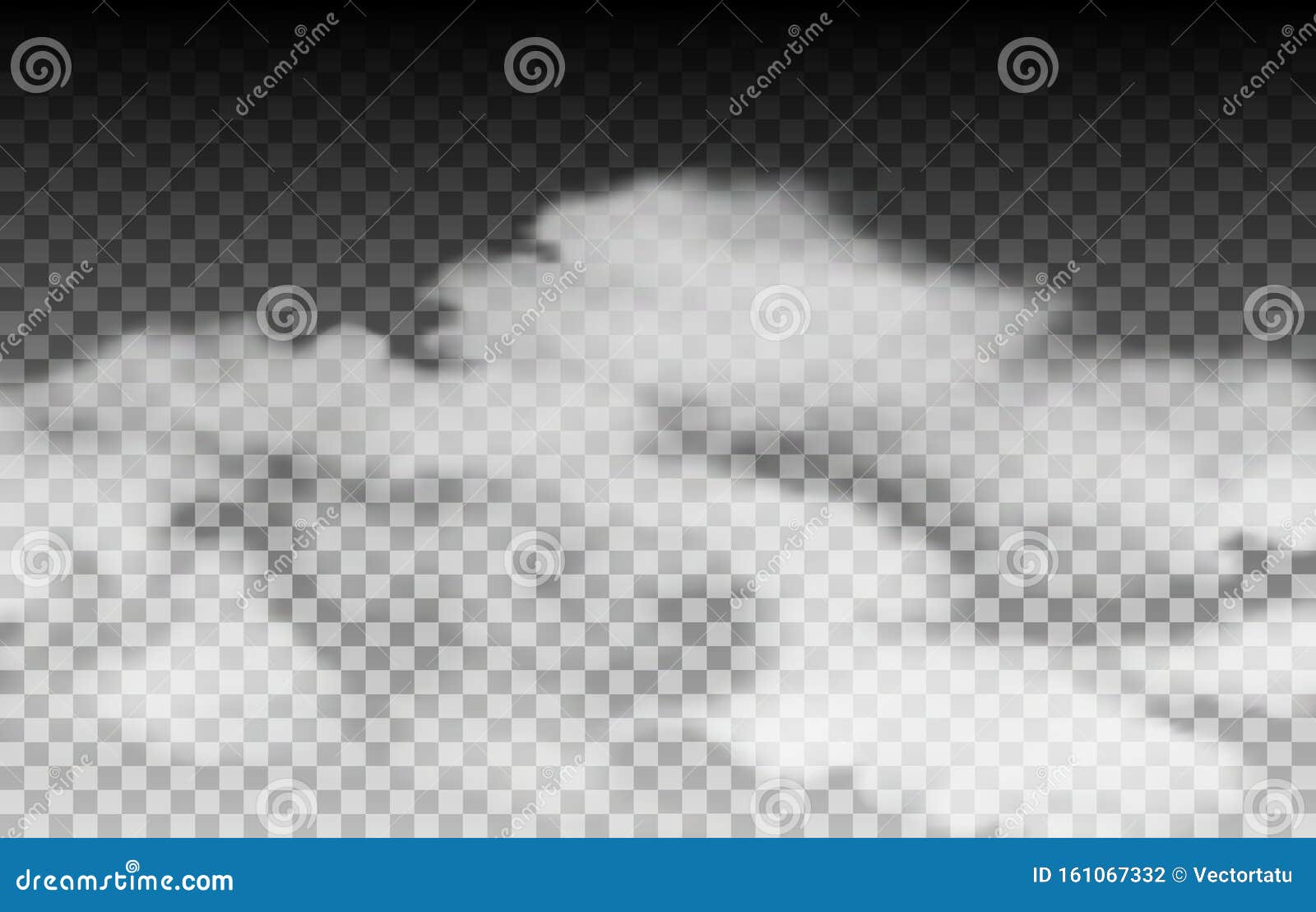Fog, Mist On Transparent Background Vector Illustration | CartoonDealer ...