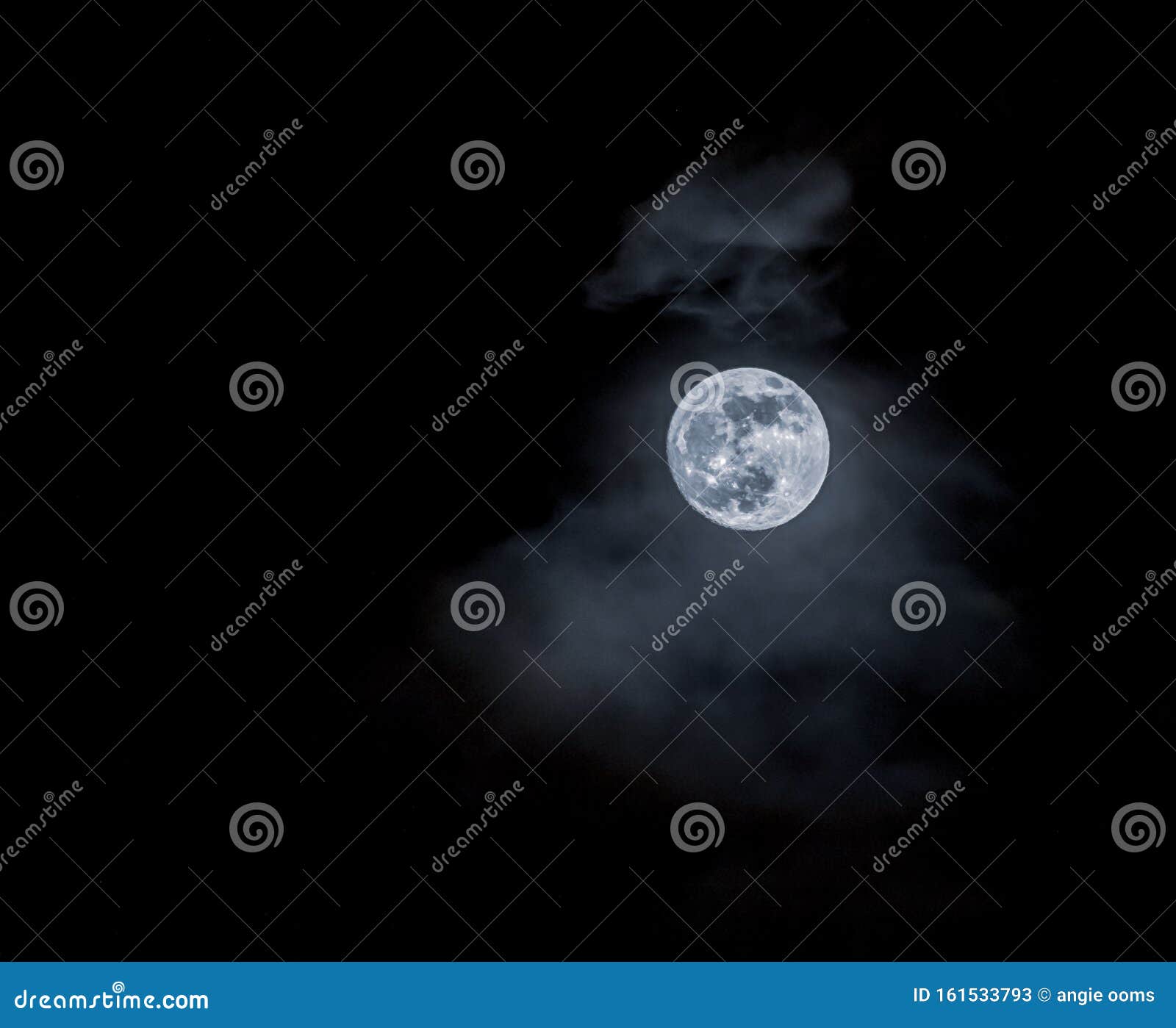 Full moon stock image. Image of night, moon, full - 161533793