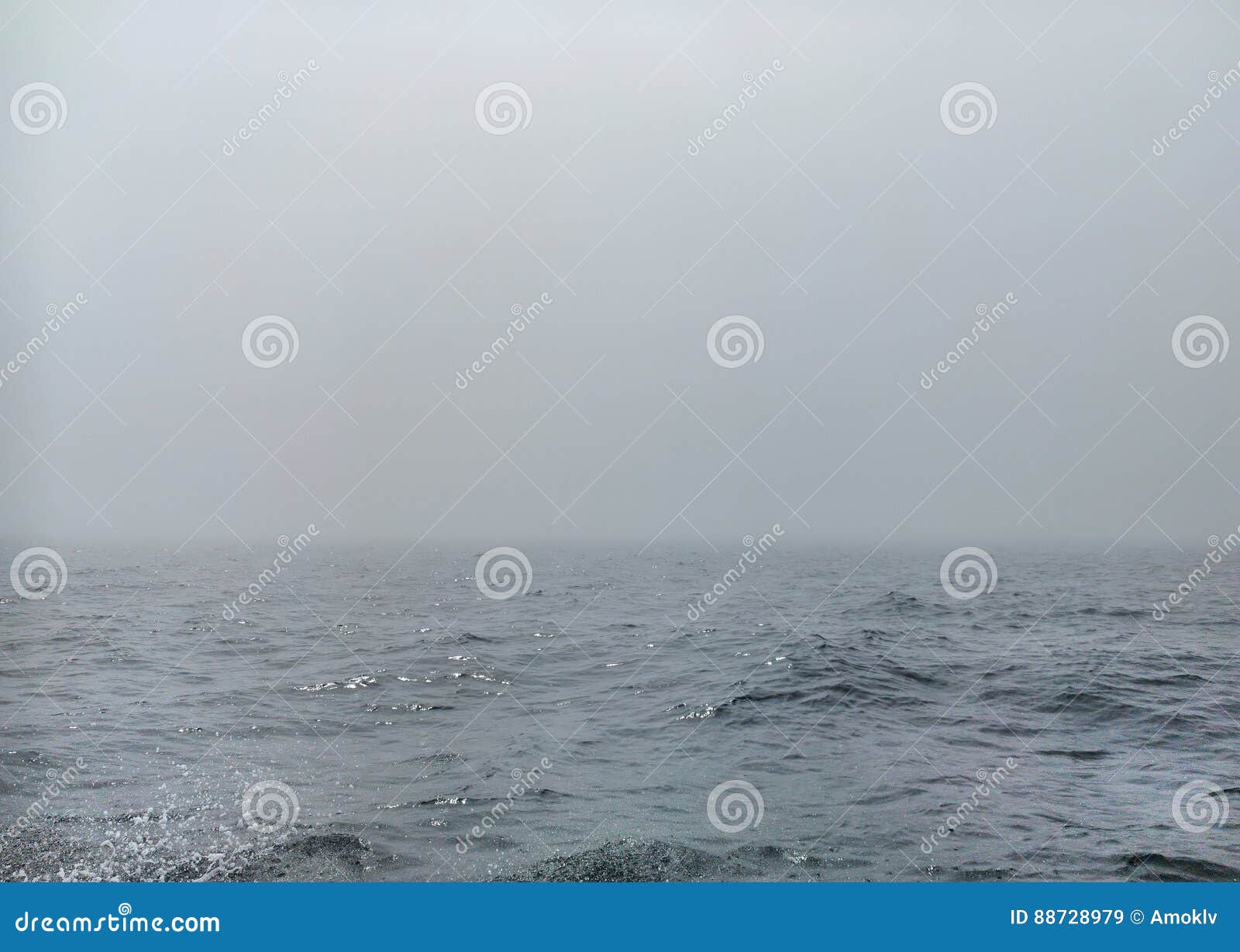 Fog over the Sea stock image. Image of ocean, landscape - 88728979
