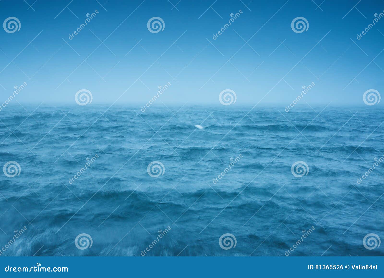 Fog Over the Sea Waves, Natural Background Stock Photo - Image of ...
