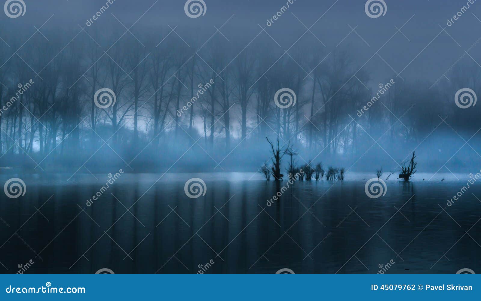 Fog over the water surface stock photo. Image of scenic - 45079762