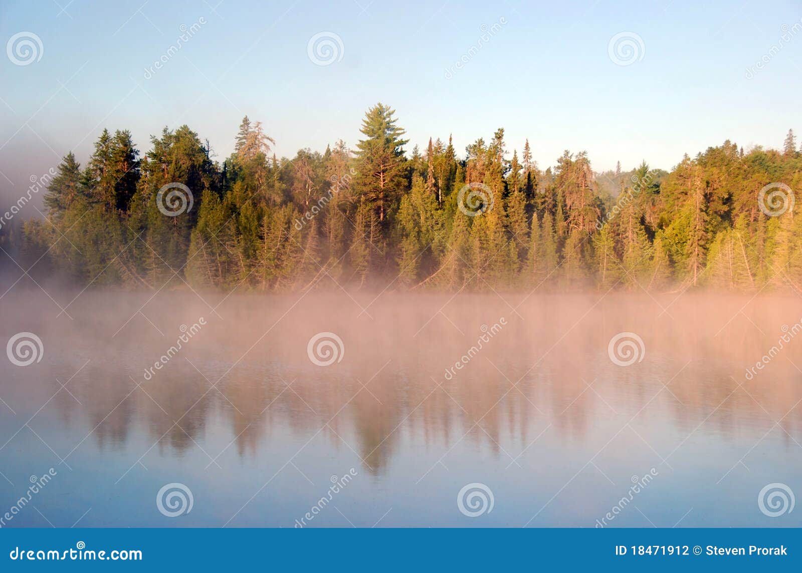 Fog and Reflections stock photo. Image of provincial - 18471912