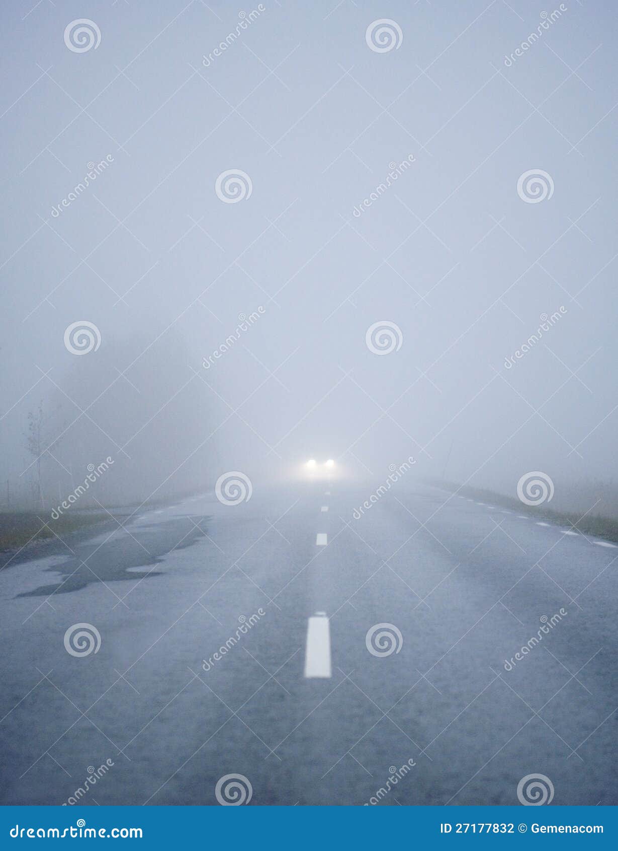 Fog Road stock photo. Image of asphalt, winter, country - 27177832
