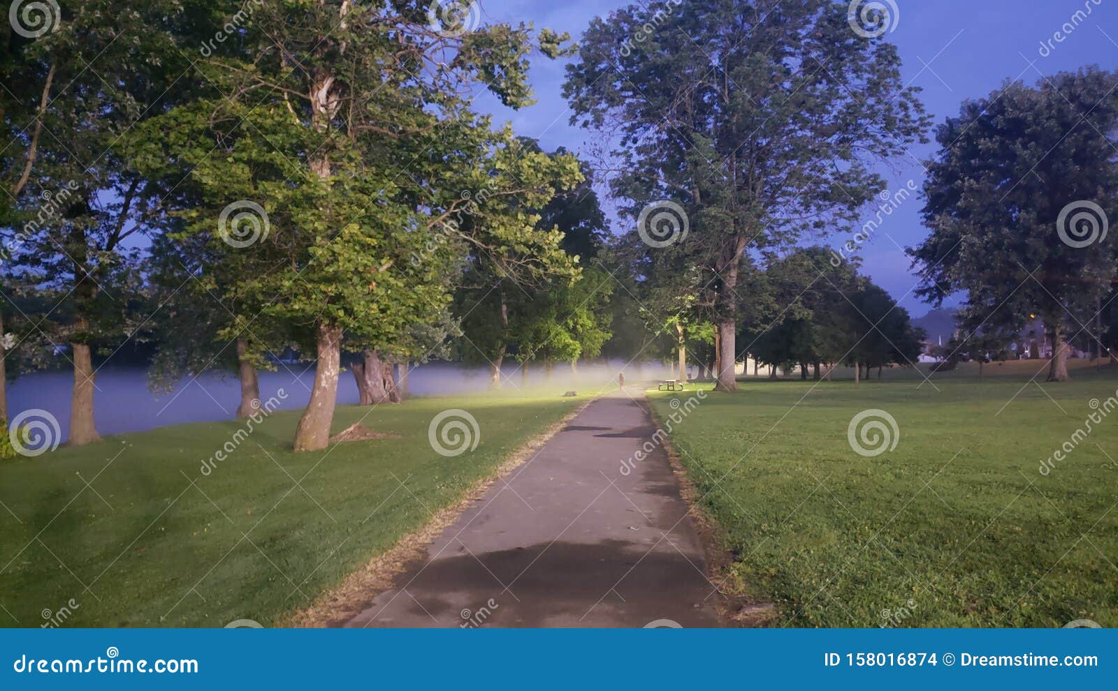 Fog Rolling In From The River Royalty-Free Stock Image | CartoonDealer ...