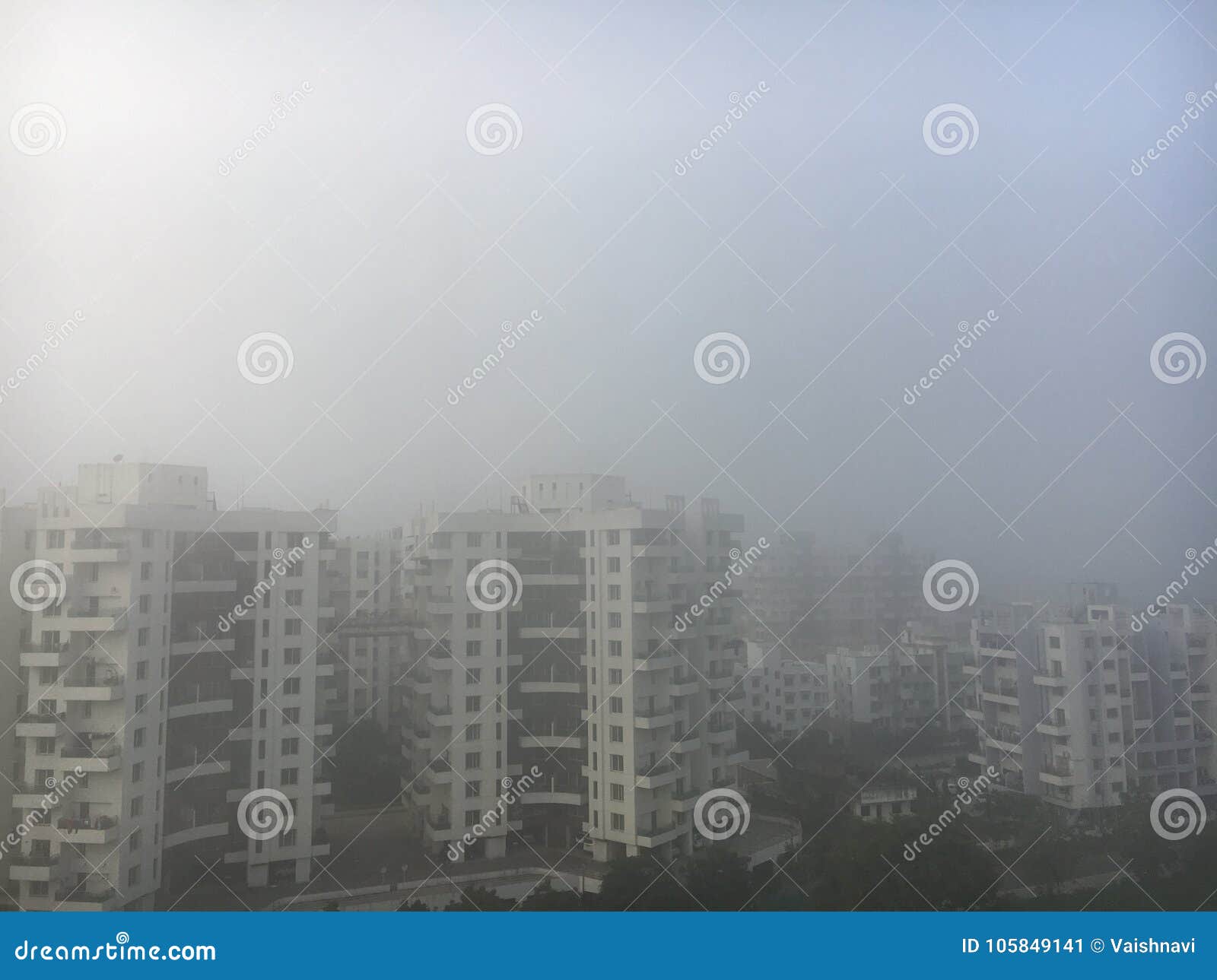 Fog stock image. Image of drizzle, smog, morning, pune - 105849141