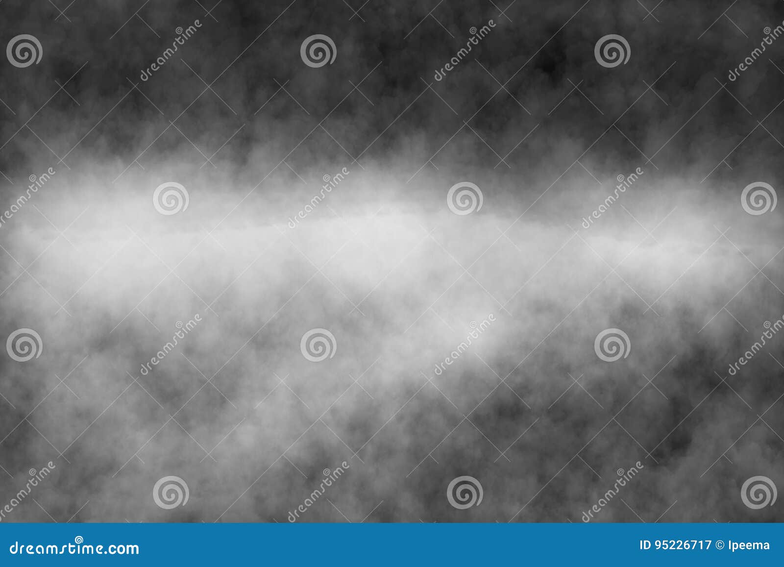 Fog or Smoke on Black Background Stock Illustration - Illustration of ...