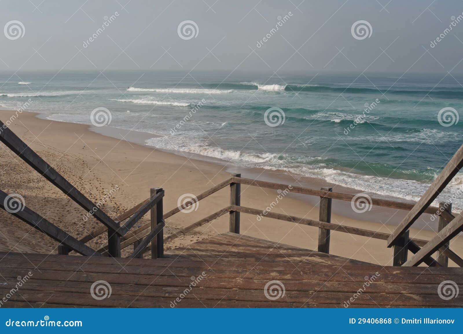 Fog on surfing beach stock photo. Image of nature, ocean - 29406868