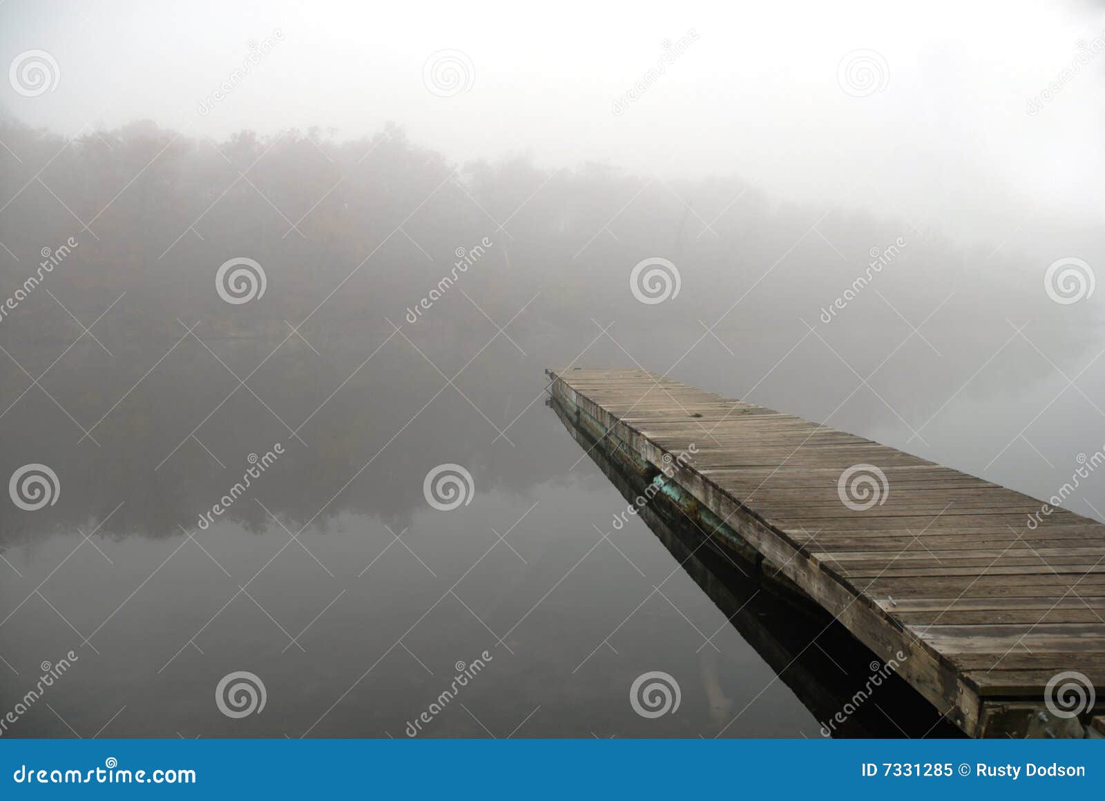 Fog on the Water stock image. Image of reflection, autumn - 7331285