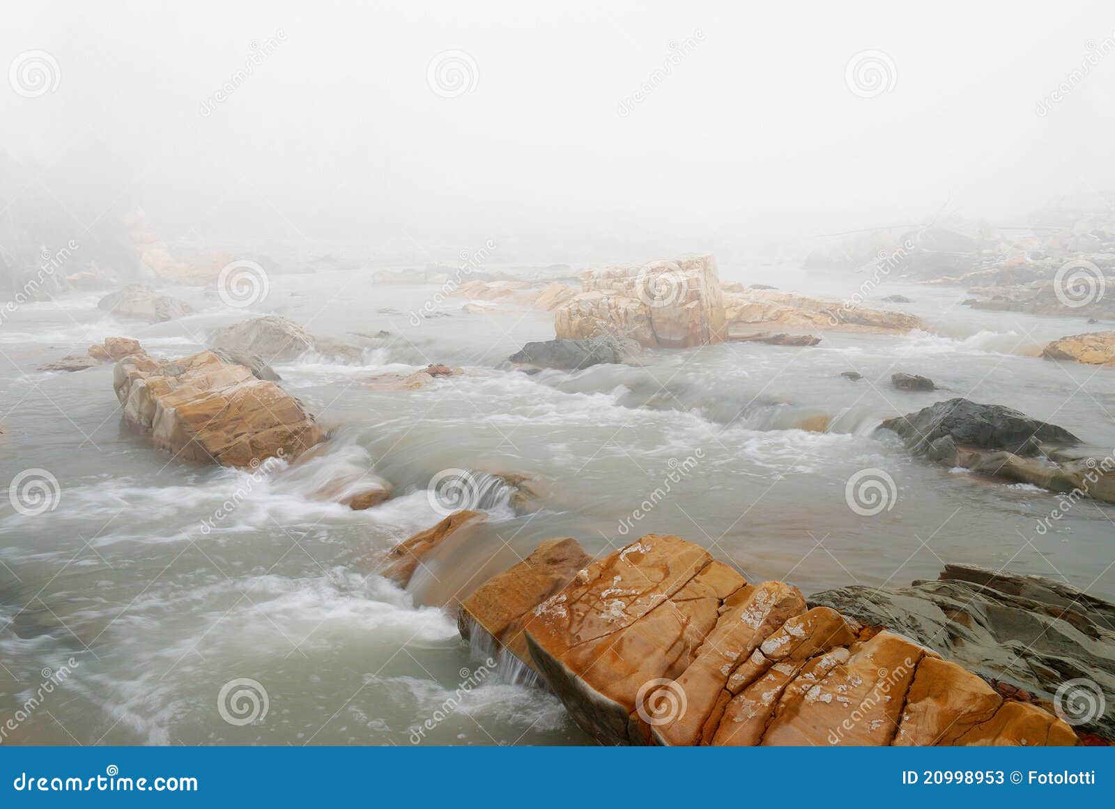 Fog in Winter Over the Stream Stock Image - Image of beauty, nature ...