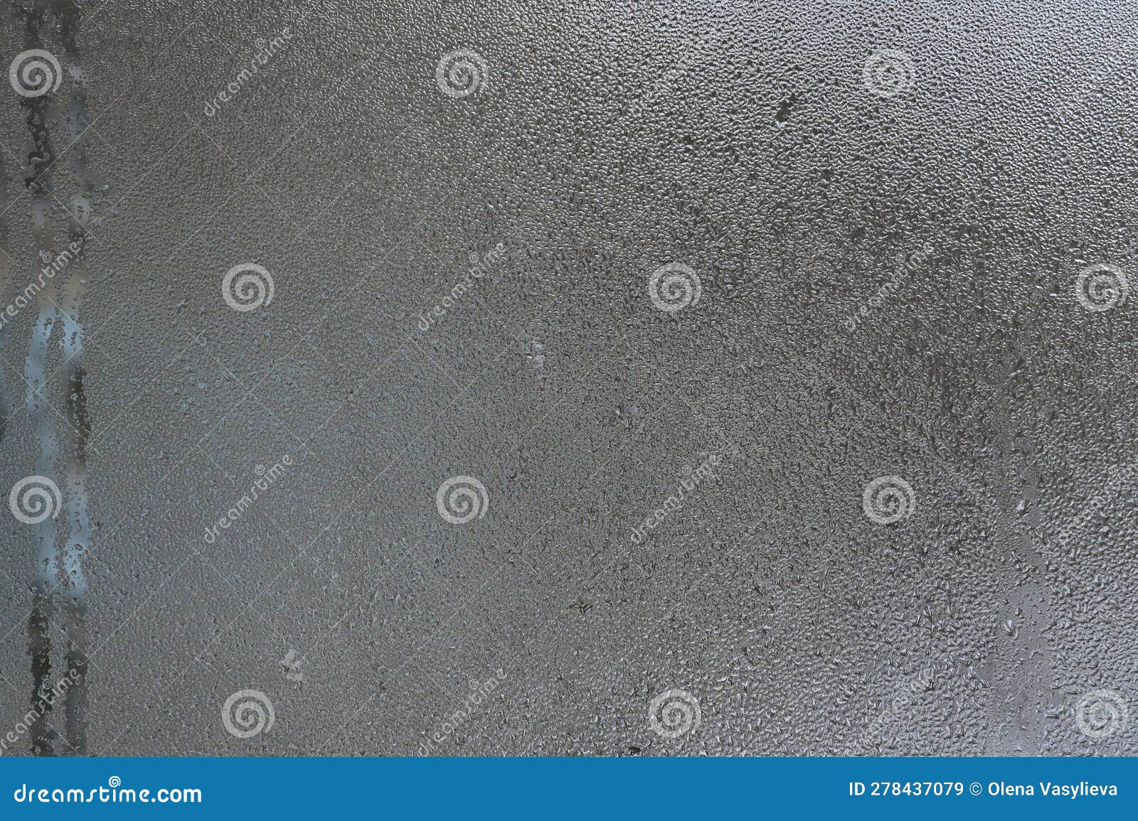 Fogged Glass. There S a Condensation of Wet Glass. Stock Image - Image ...