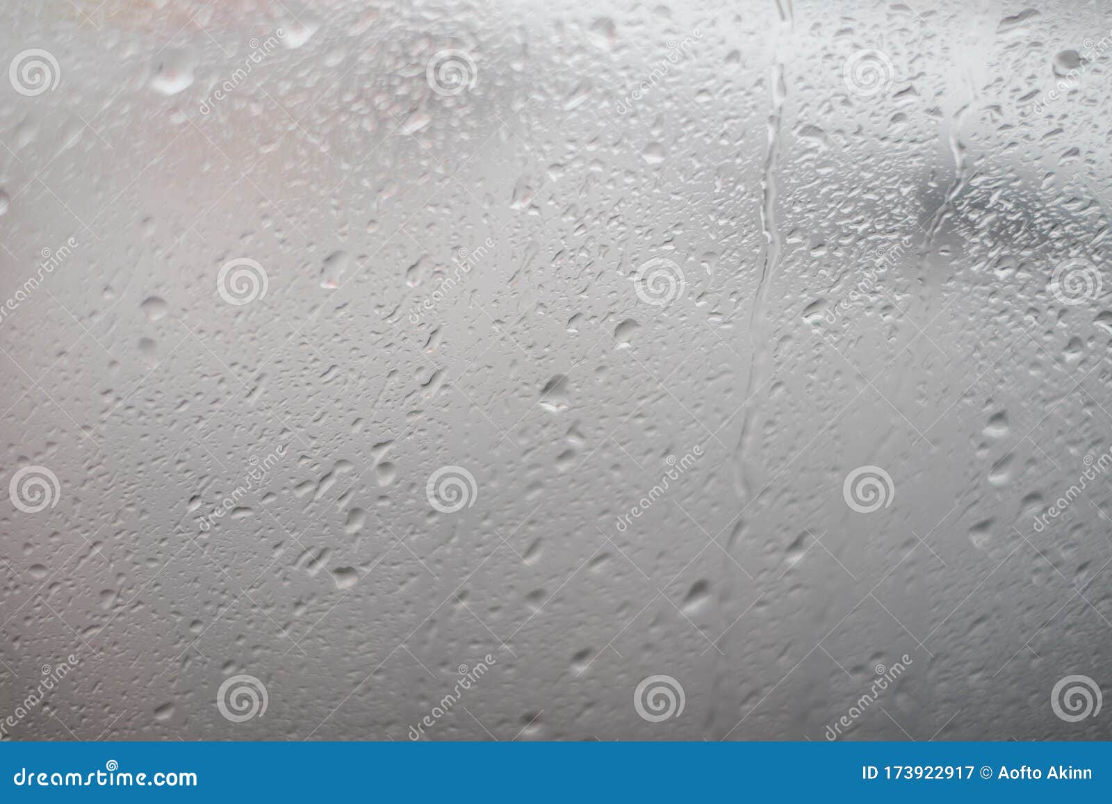 Fogged Mirror after Rainy Day Stock Image - Image of transparent ...