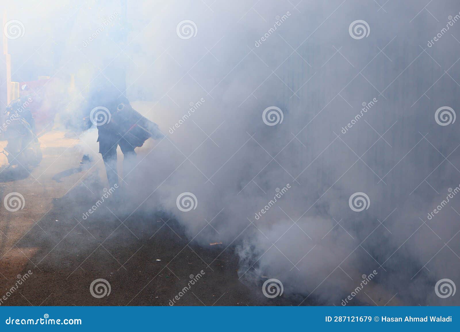 Fogging process stock image. Image of colors, nature - 287121679