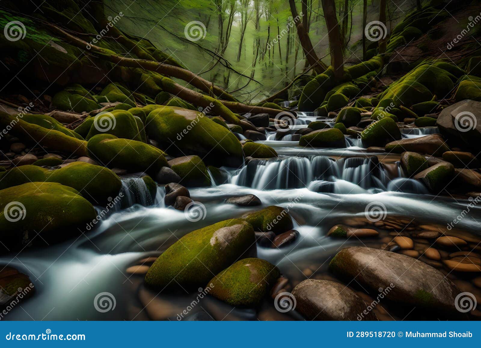 A Foggy Day with a Spring Forest Natural Scenery, a Lovely Spring ...