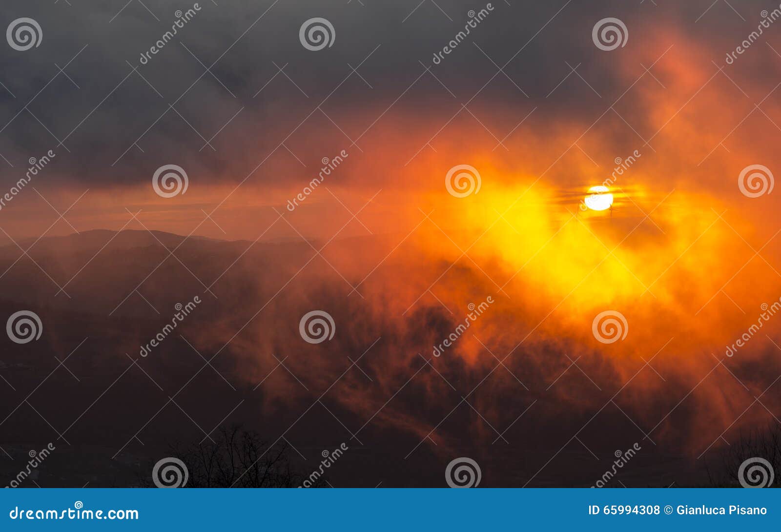 Foggy on fire stock photo. Image of wind, optimism, graeat - 65994308