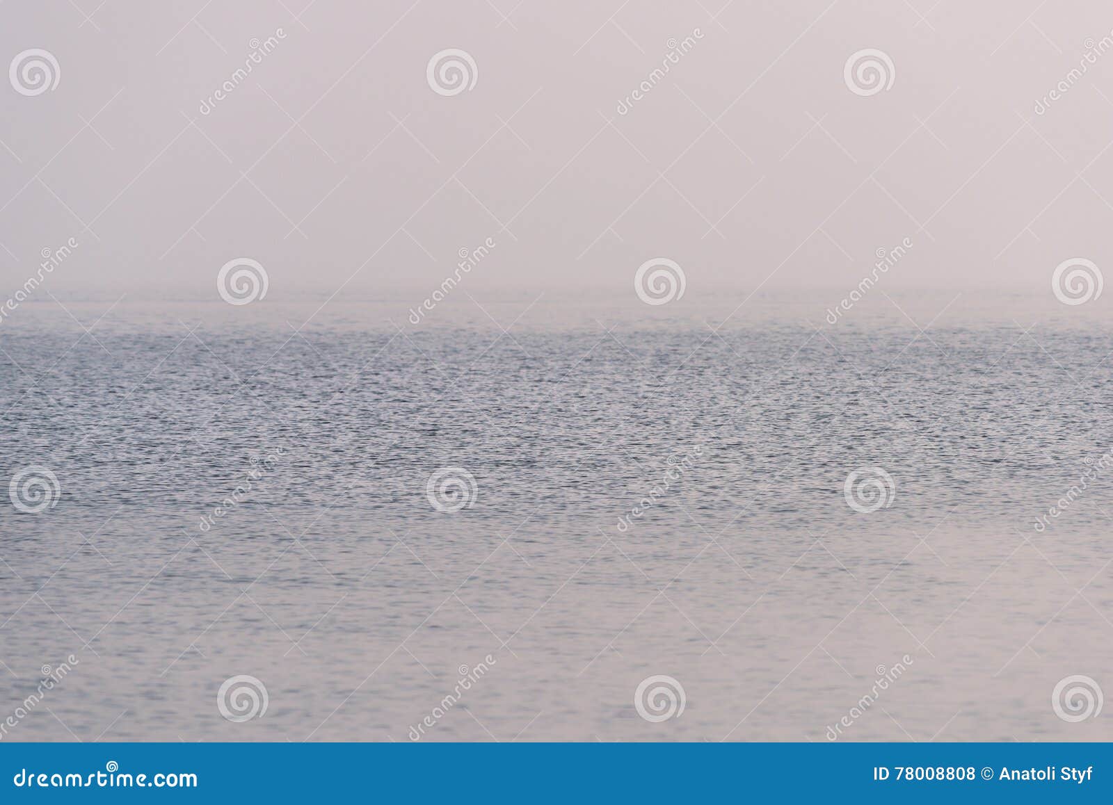 Foggy morning at sea stock photo. Image of calm, ozone - 78008808
