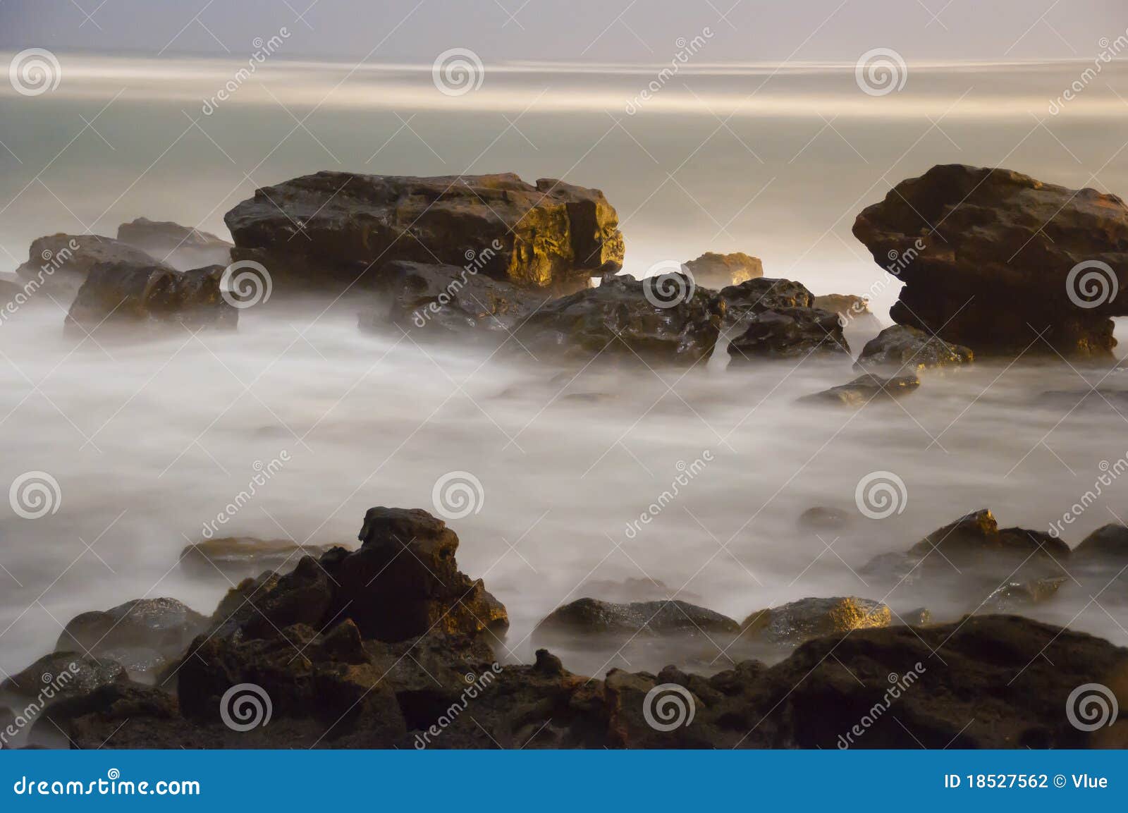 Foggy Ocean Sea Mist Stock Photography - Image: 18527562