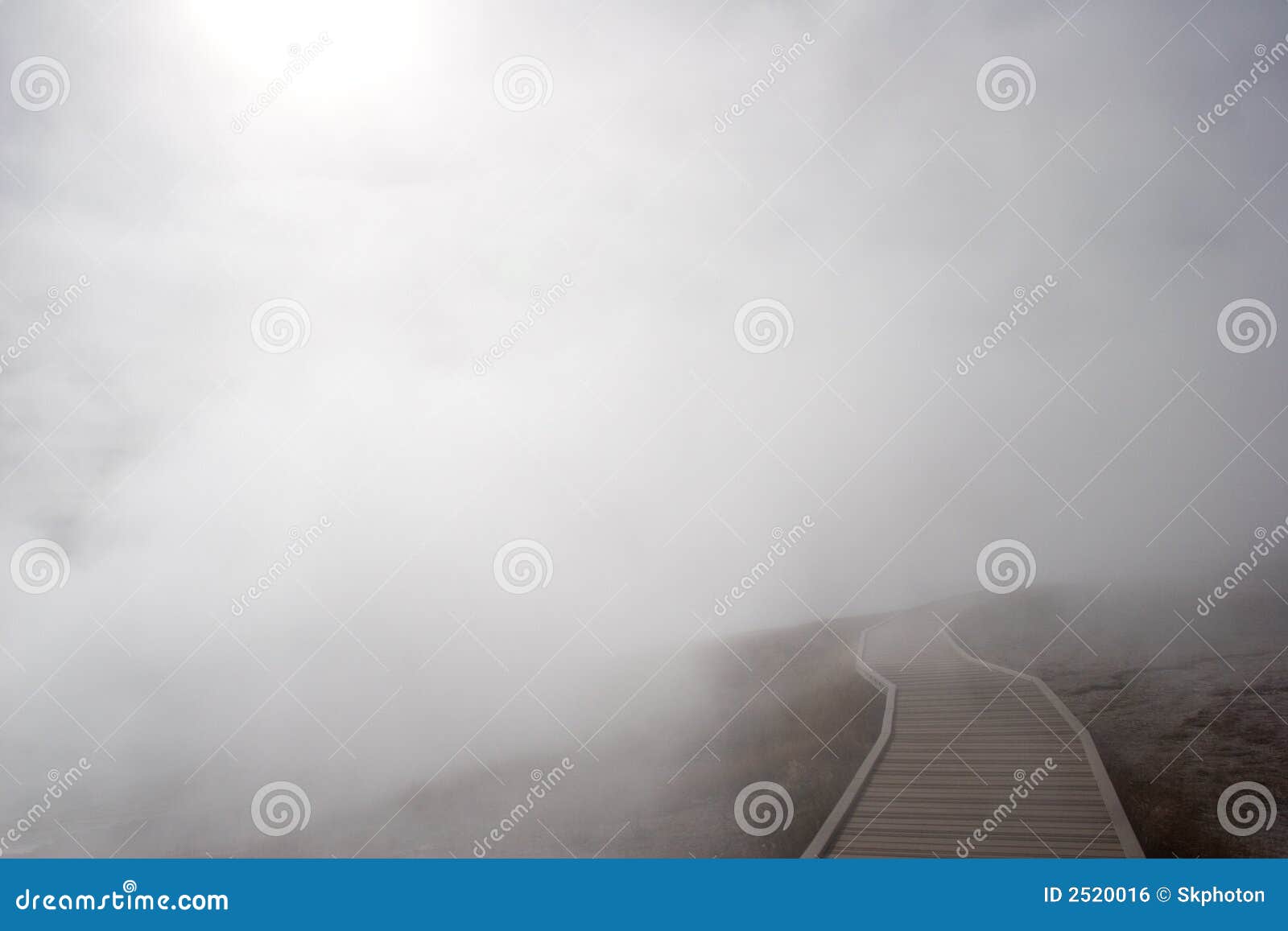 Foggy path stock photo. Image of sunlight, foggy, push - 2520016
