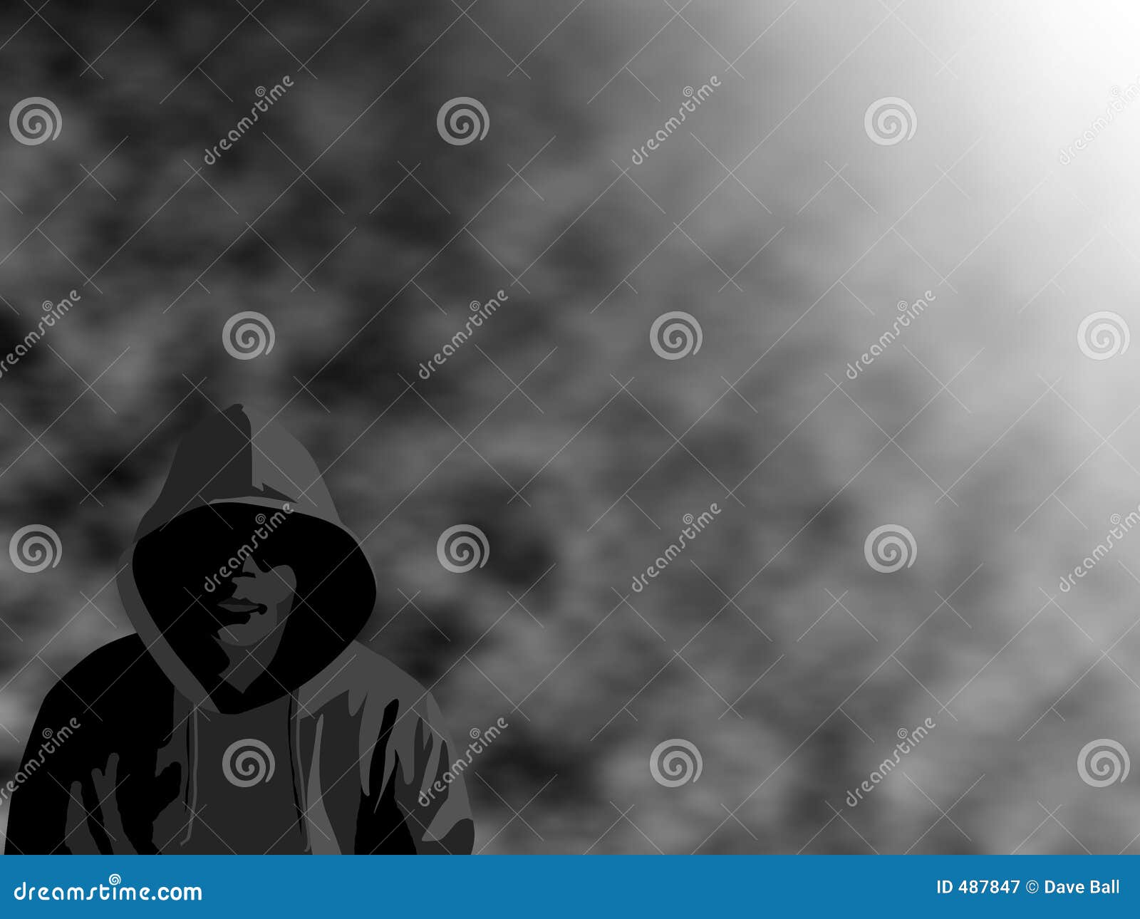 Hooded Thug Royalty-Free Stock Photography | CartoonDealer.com #487859