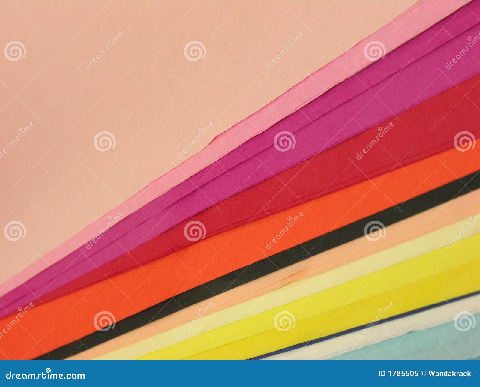 Fogli di carta colorata immagine stock. Immagine di parti - 1785505
