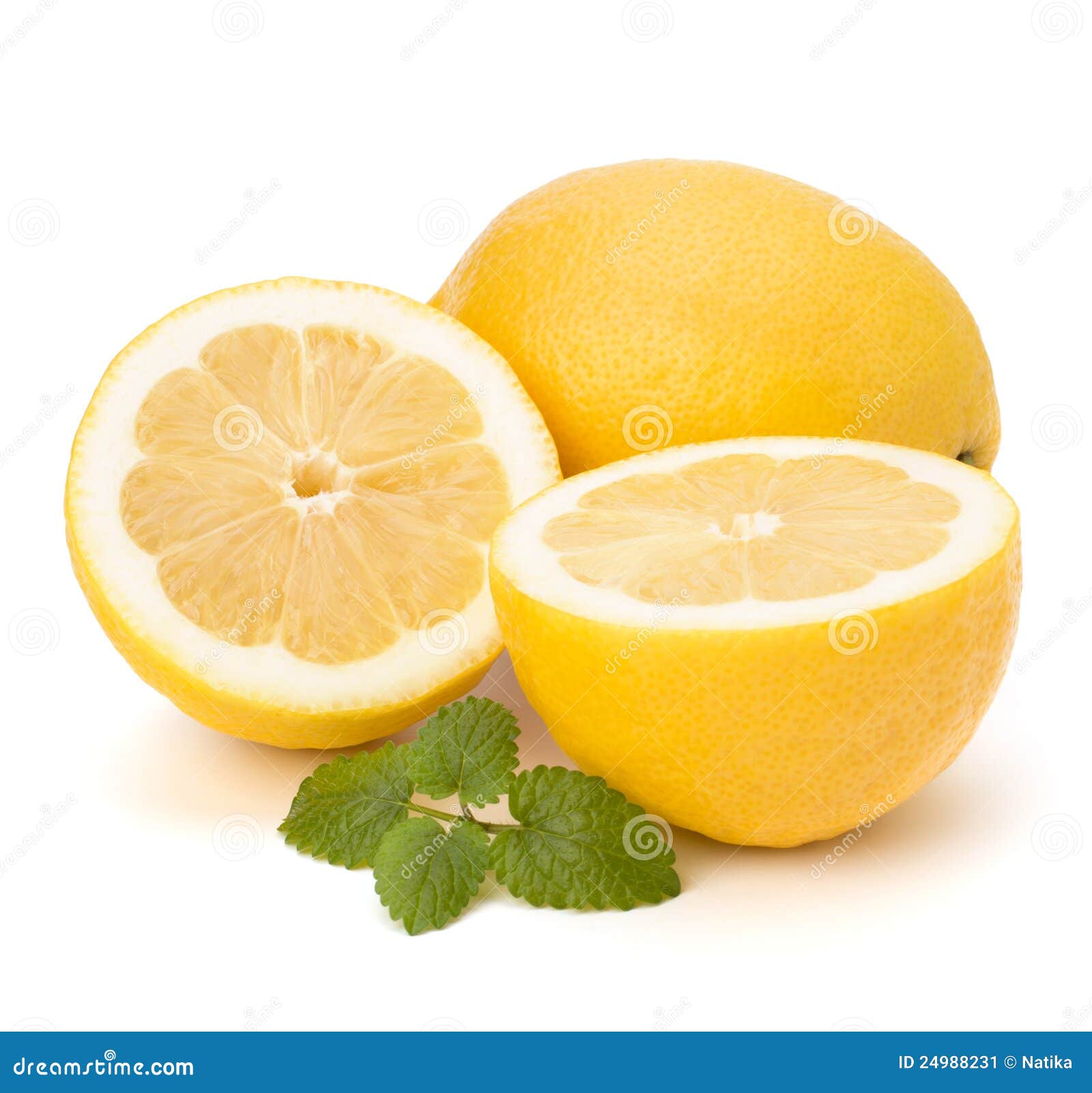 Foglio Della Menta Del Cedro E Del Limone Immagine Stock - Immagine di ...