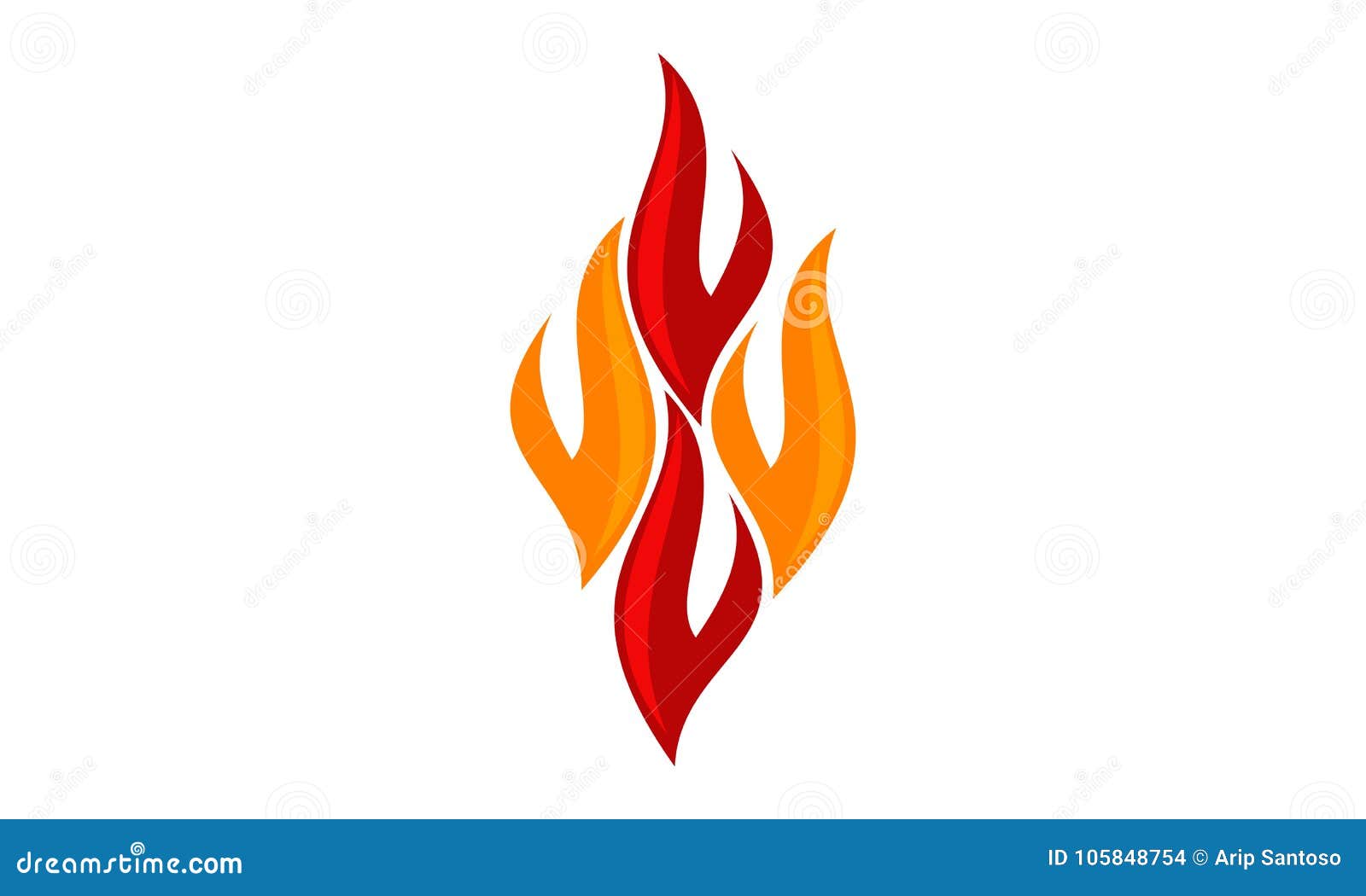 Fogo Logo Design Template ilustração do vetor. Ilustração de logotipo ...