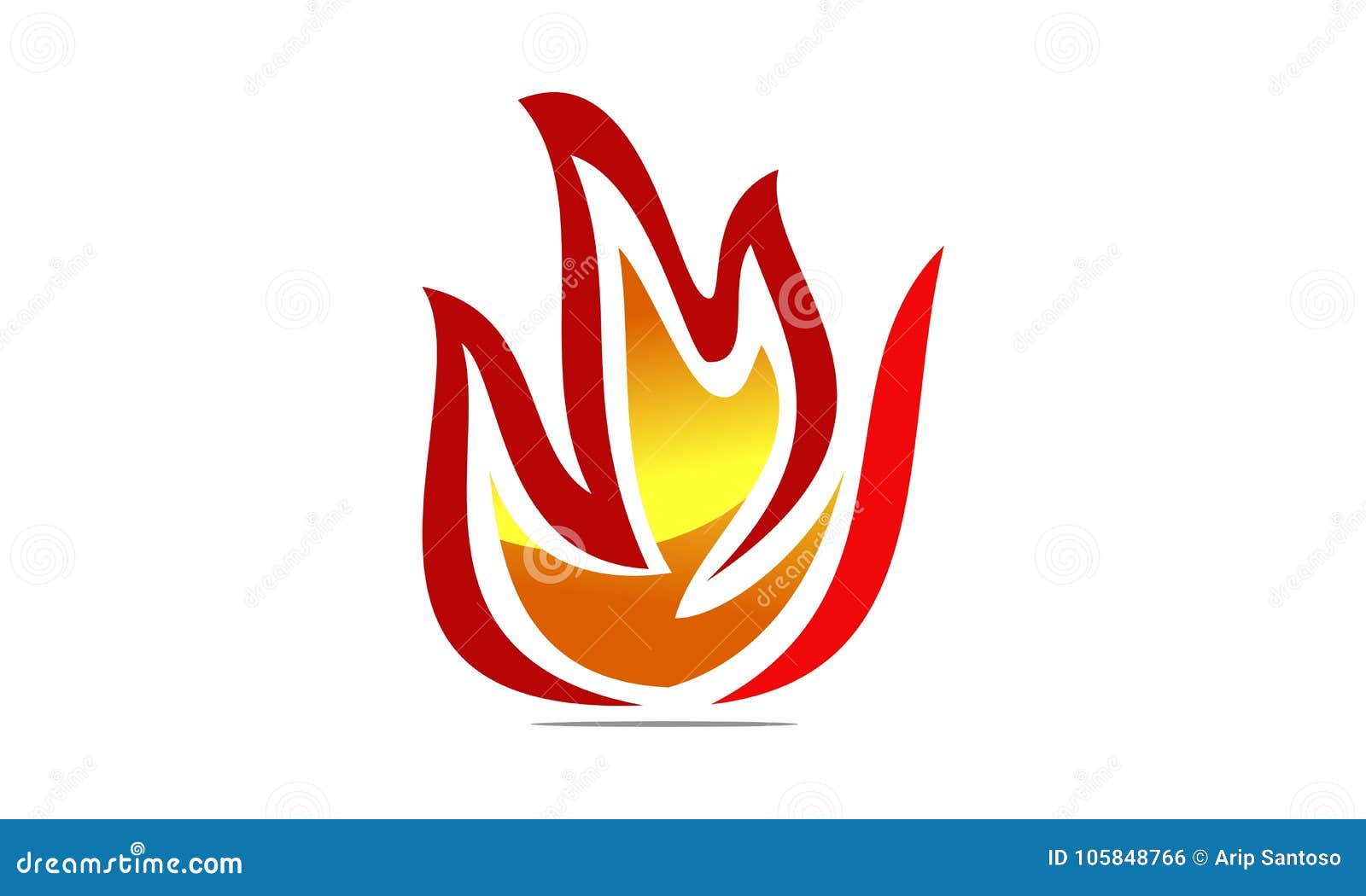 Fogo Logo Design Template ilustração do vetor. Ilustração de energia ...