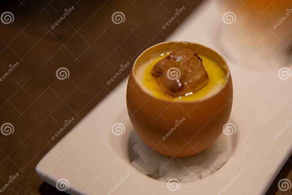 Foie Gras Chawan Mushi stock image. Image of asian, fish - 294815245