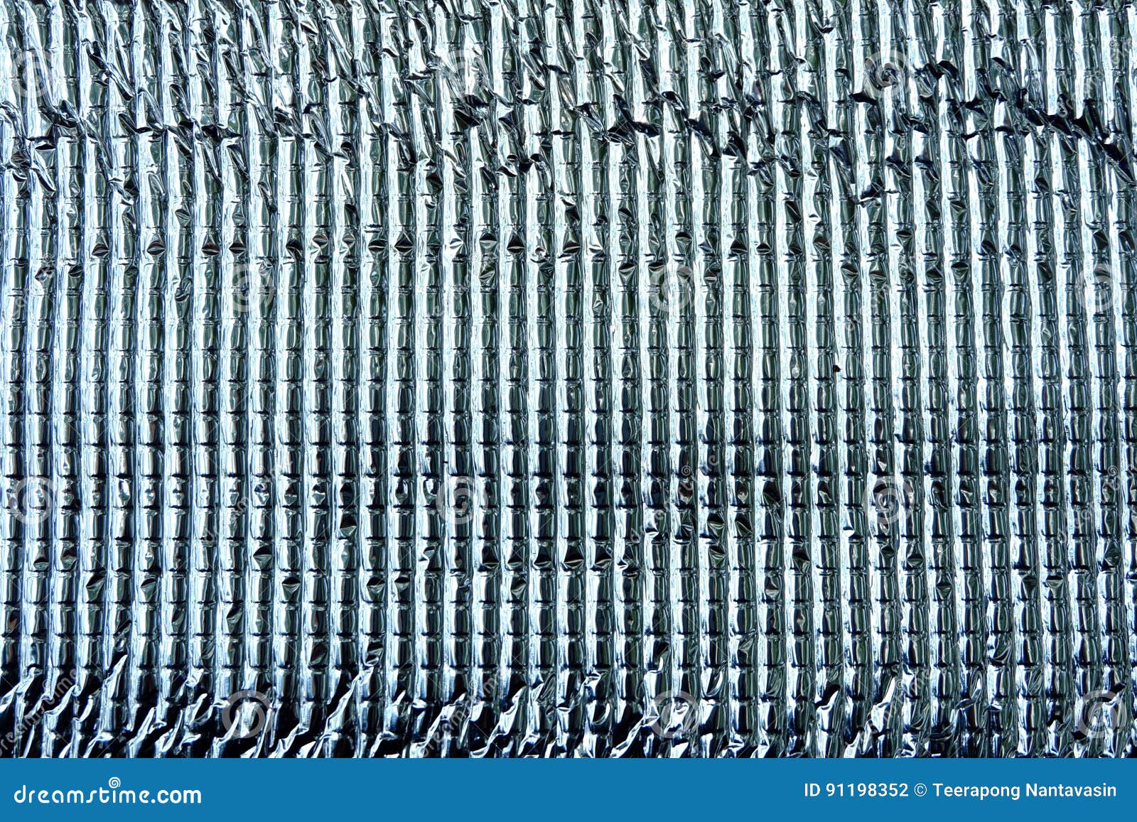 Foil Insulation Background. Stock Photo - Image of aged, aluminum: 91198352