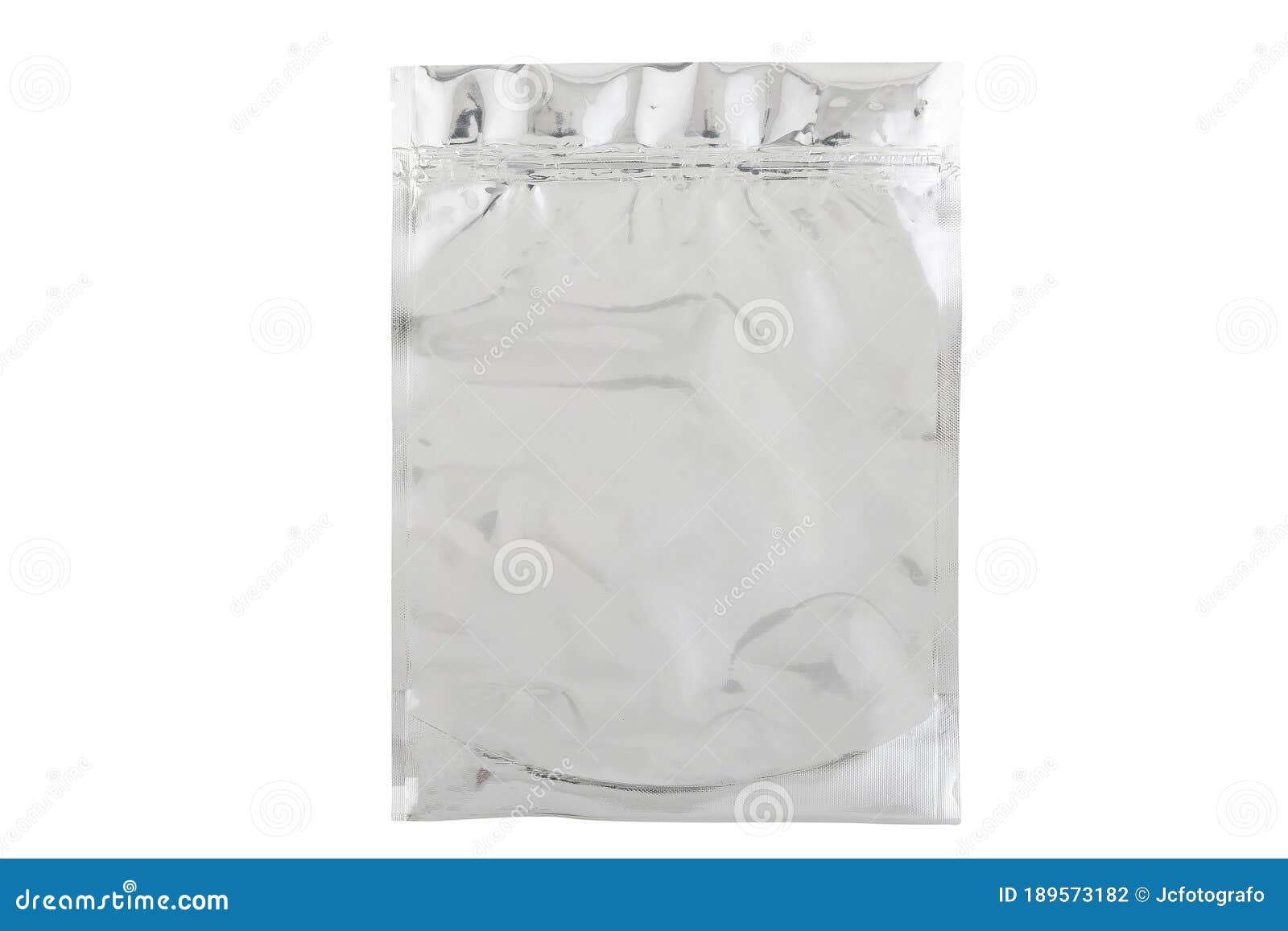 Foil Package Bag Isolated on White Stock Photo - Image of expire, chip ...