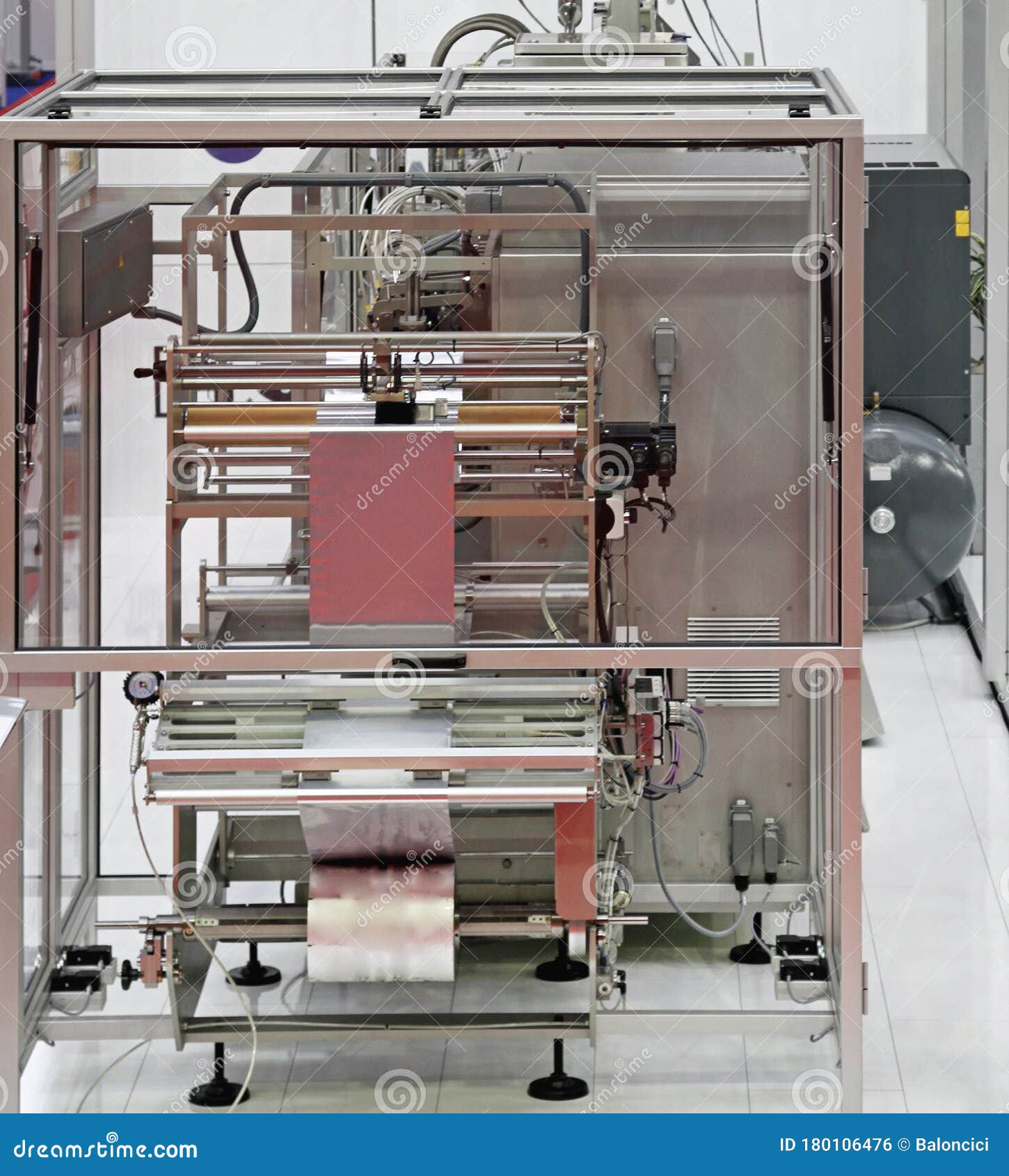 Foil Packing Machine stock photo. Image of machine, packing - 180106476