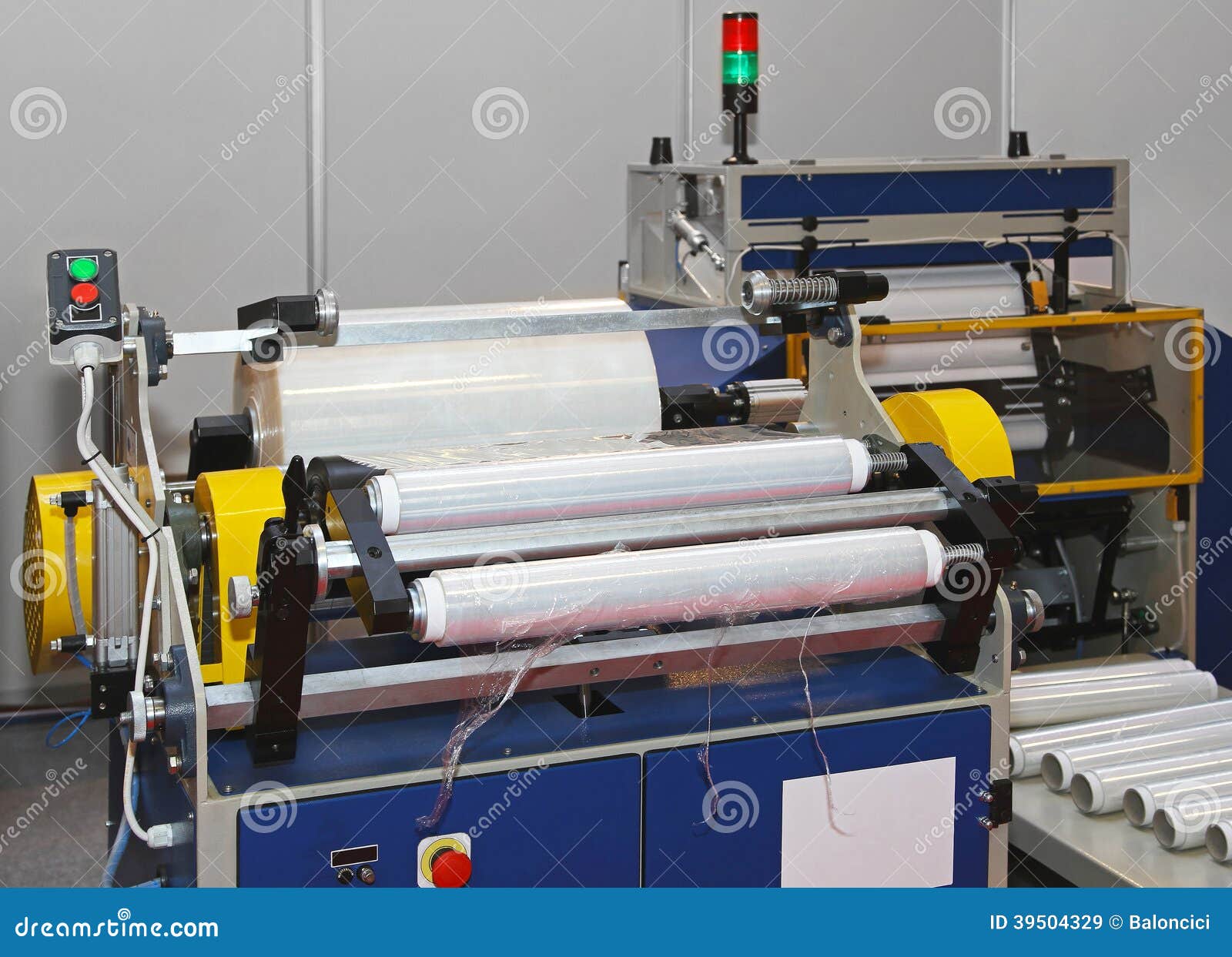 Foil packing machine stock image. Image of print, packaging - 39504329