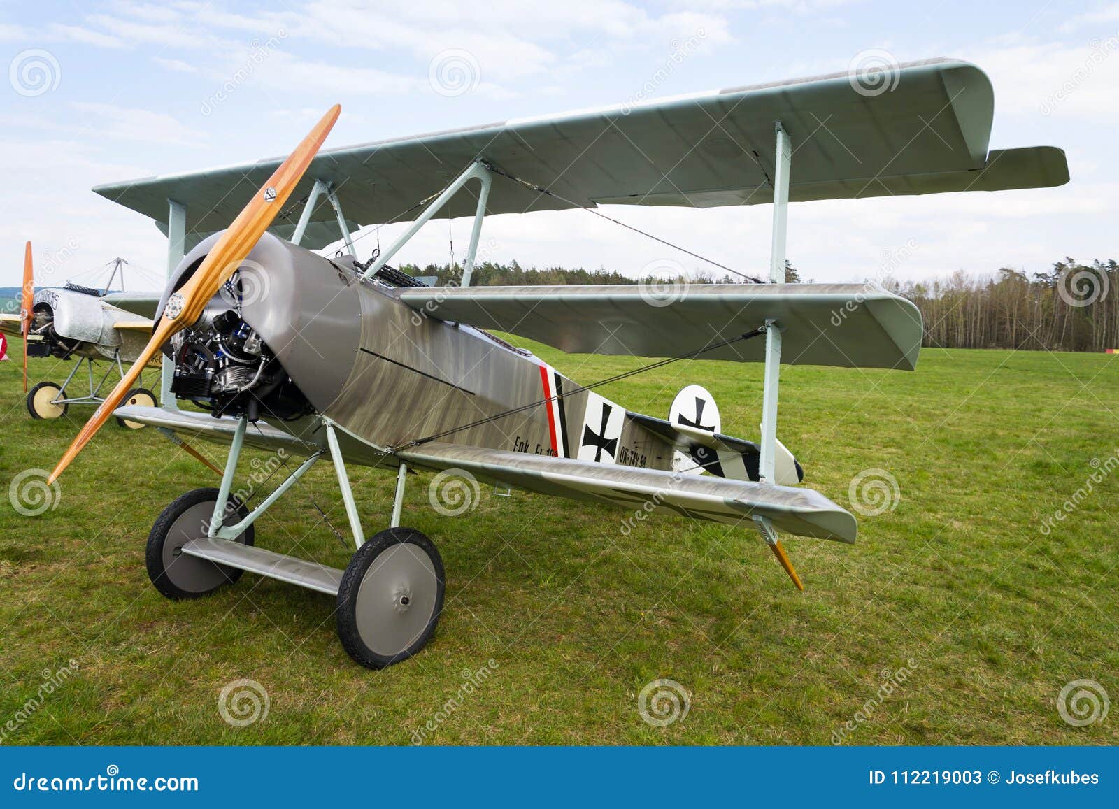 Fokker Dr I Steht Dreidecker-Triplane Auf Flughafen Redaktionelles ...