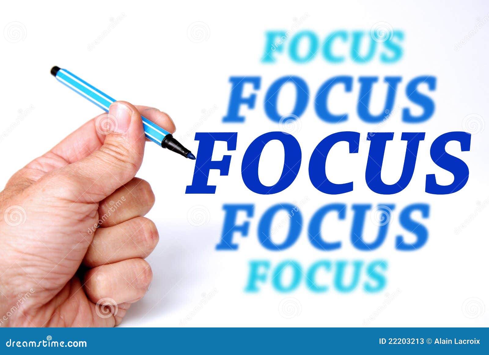 Fokus stockbild. Bild von kompetenz, wahl, aufgabe, fokussierung - 22203213