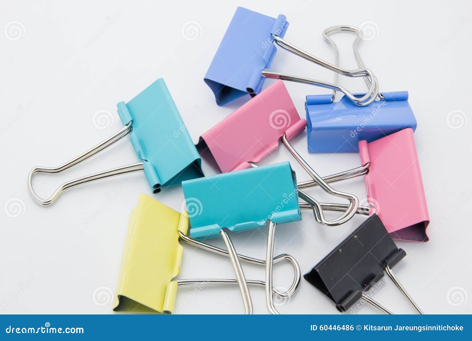Fold back clips stock photo. Image of file, foldback - 60446486