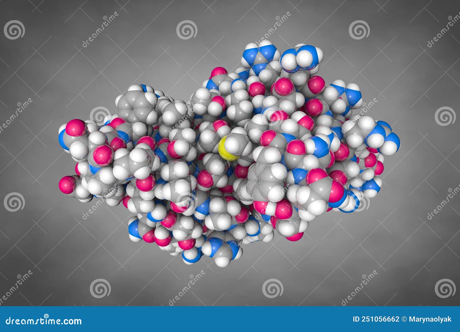 Fold of the Core Binding Factor Alpha. Atoms are Shown As Spheres with ...